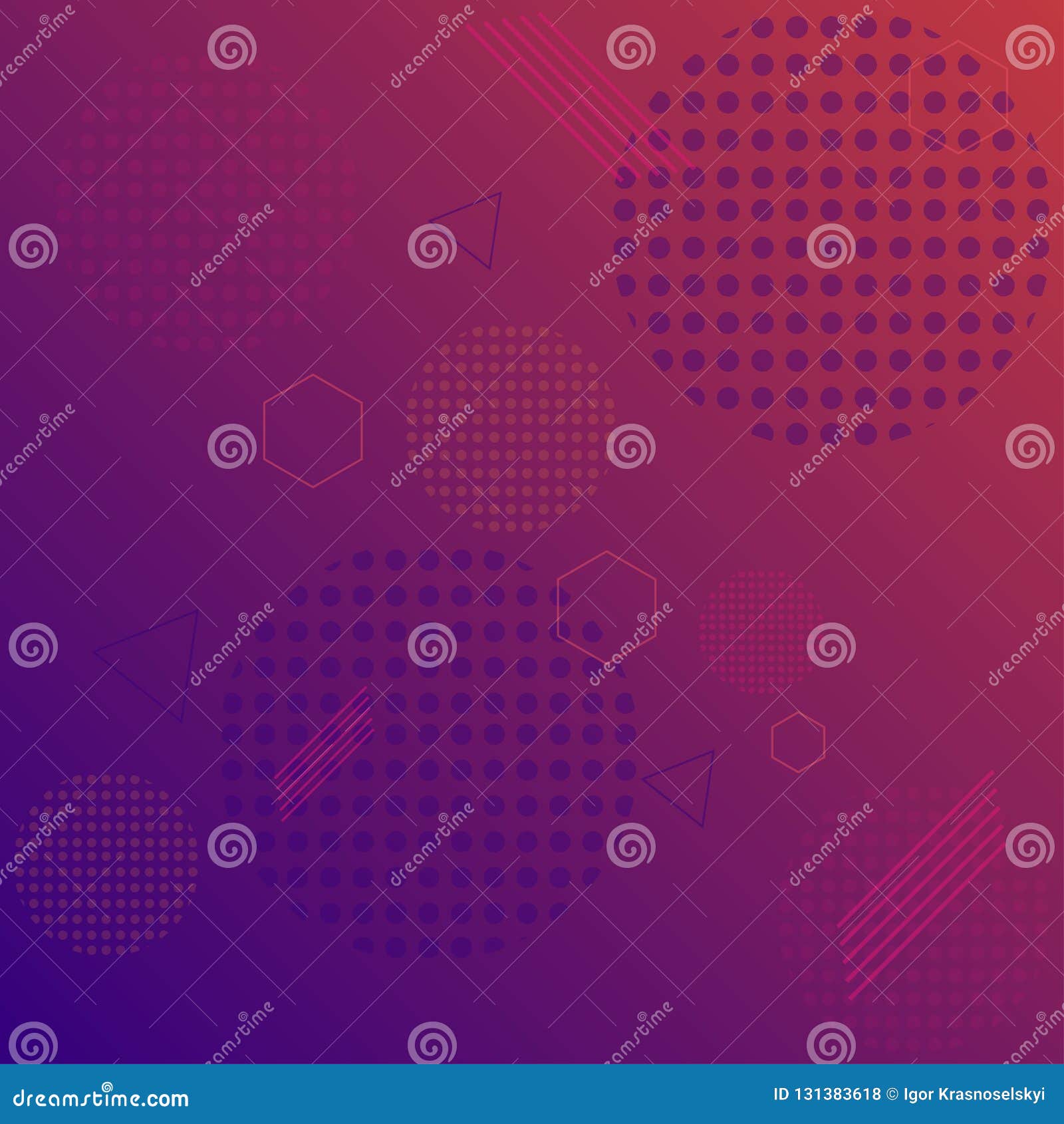 Simple Geometric Abstract Background. Gradient Background Stock Vector ...