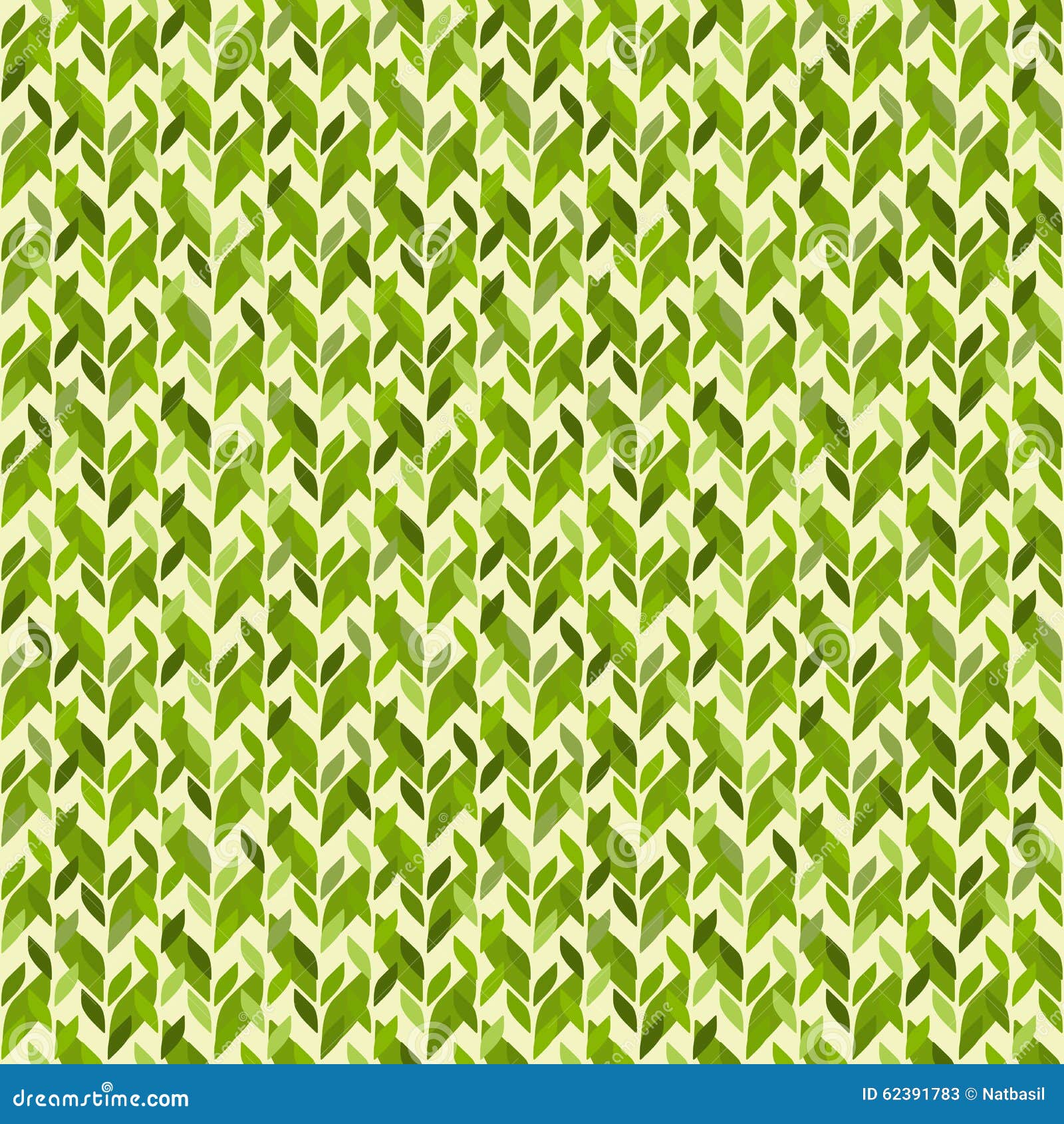 Simple Geometric Abstract Leaves Seamless Pattern Stock Vector ...