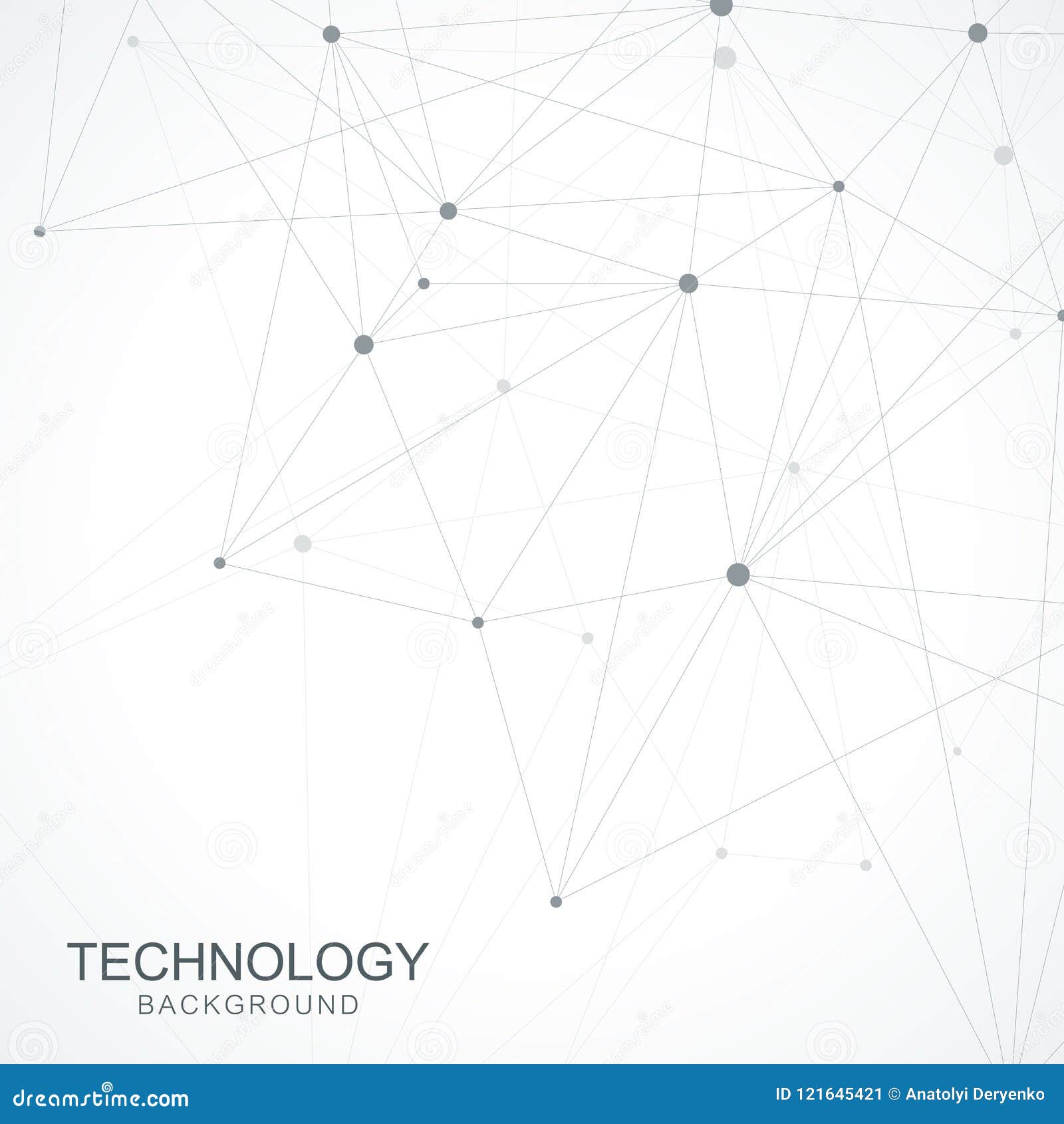 Simple Geometric Abstract Vector Illustration. Technology Background ...