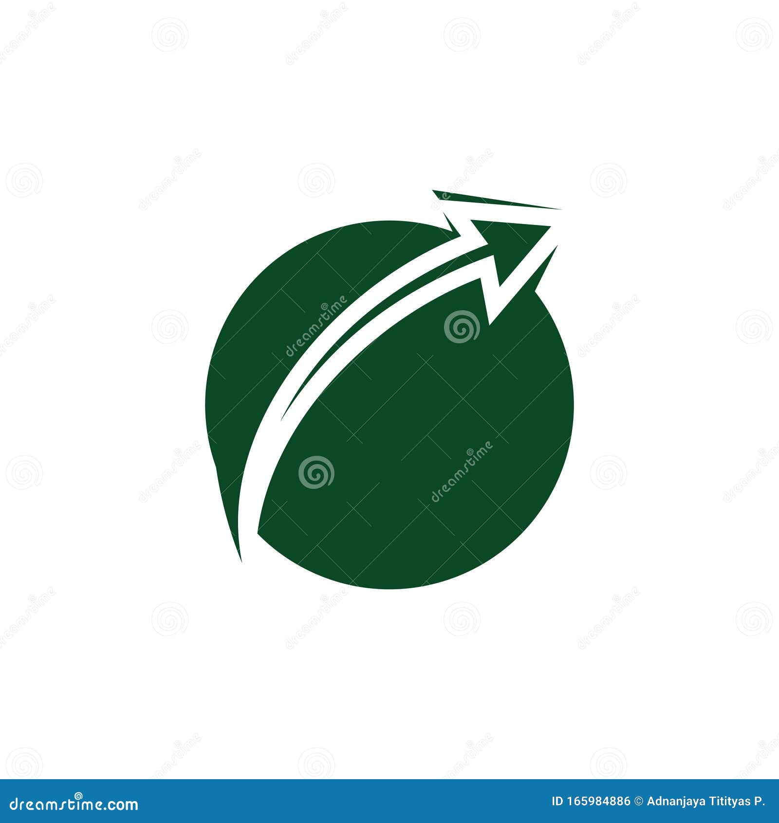 Simple Geometric Arrow Up Earth Logo Vector Stock Vector - Illustration ...