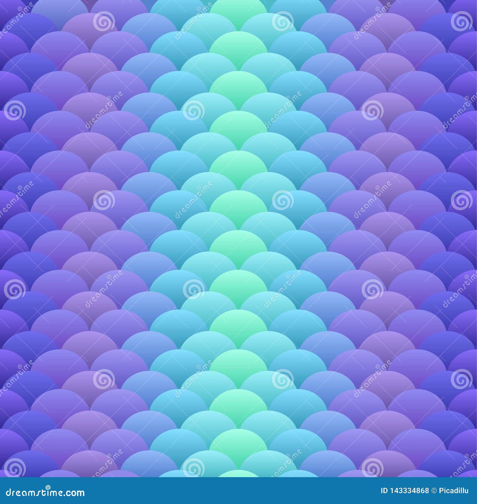 Simple Geometric Blobs Enhanced Cold Shades Seamless Vector Background ...