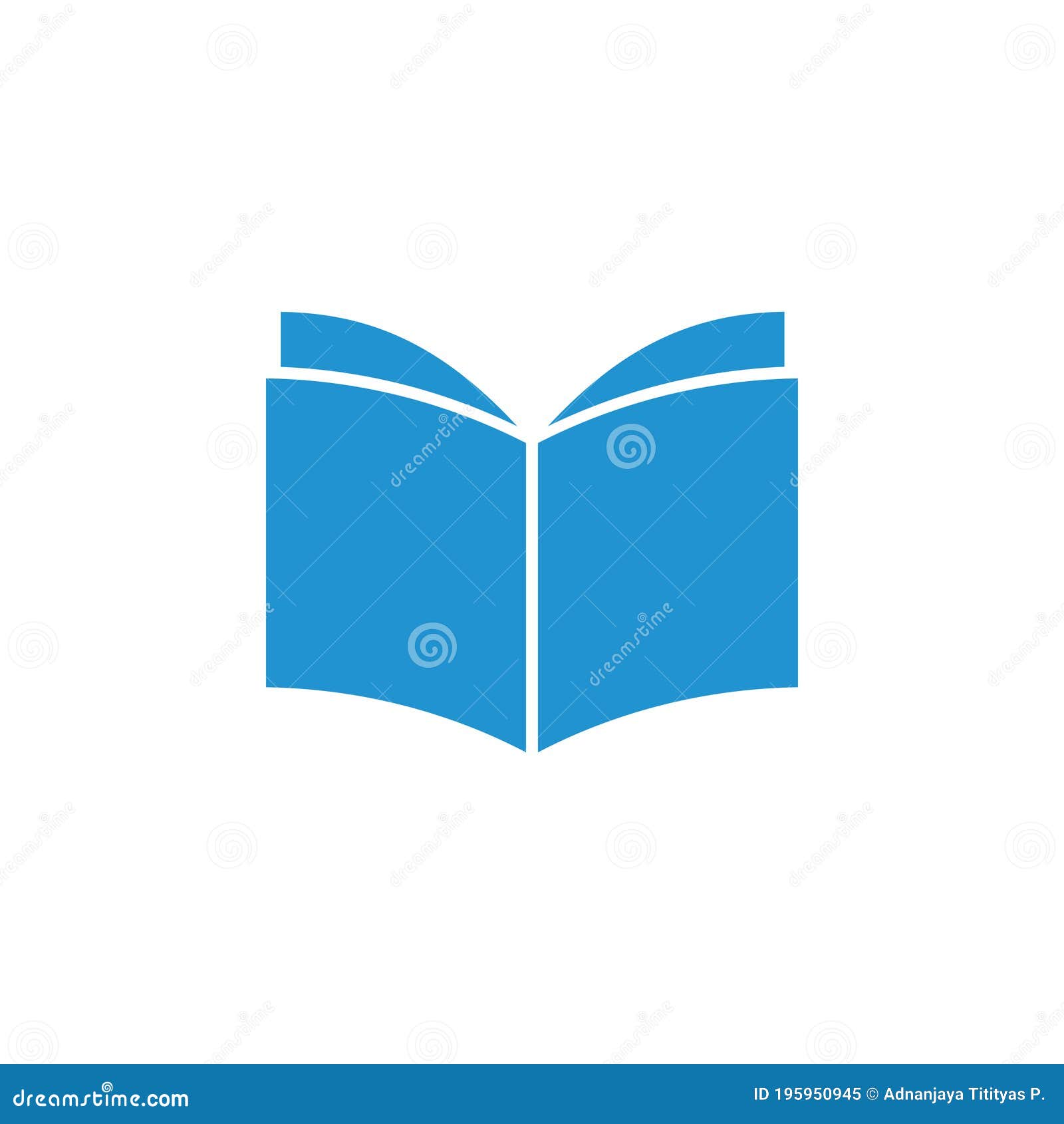 Simple Geometric Book Simple Logo Vector Stock Vector - Illustration of ...