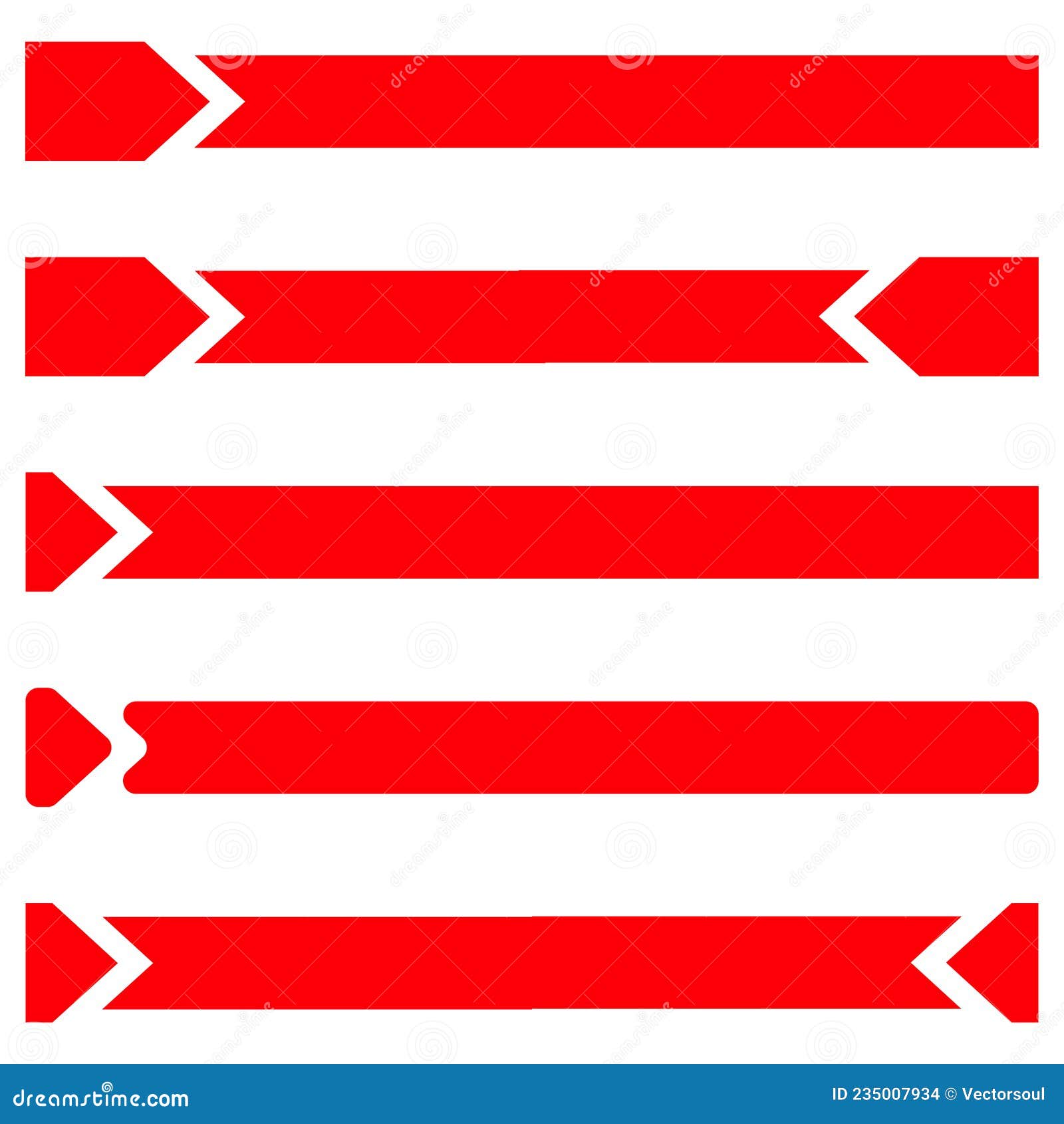 Simple Geometric Button, Banner, Plaque Shape, Design Element Vector ...