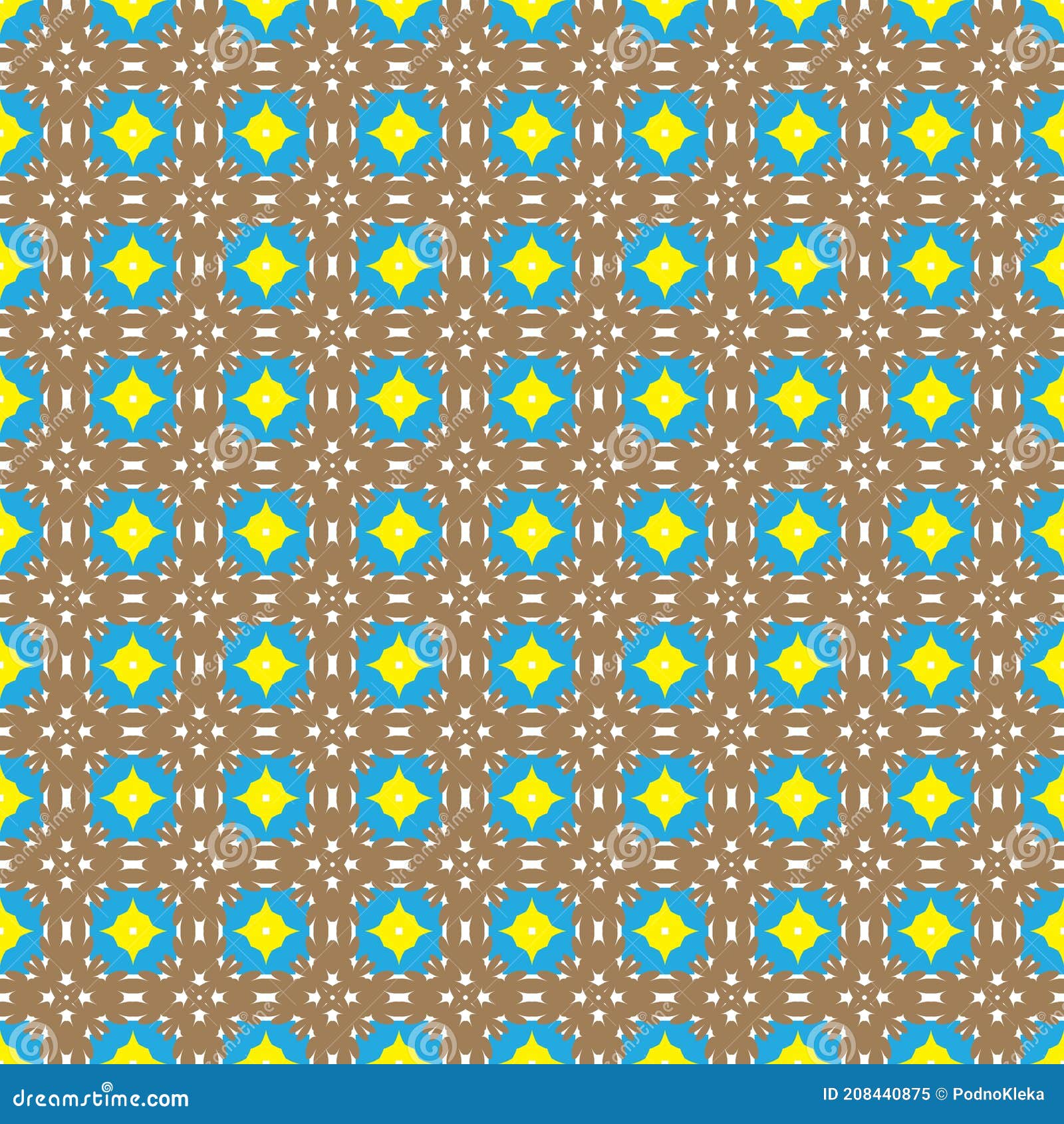 Simple Geometric Diamonds Tiles Grid Pattern.Vector Background Seamless ...