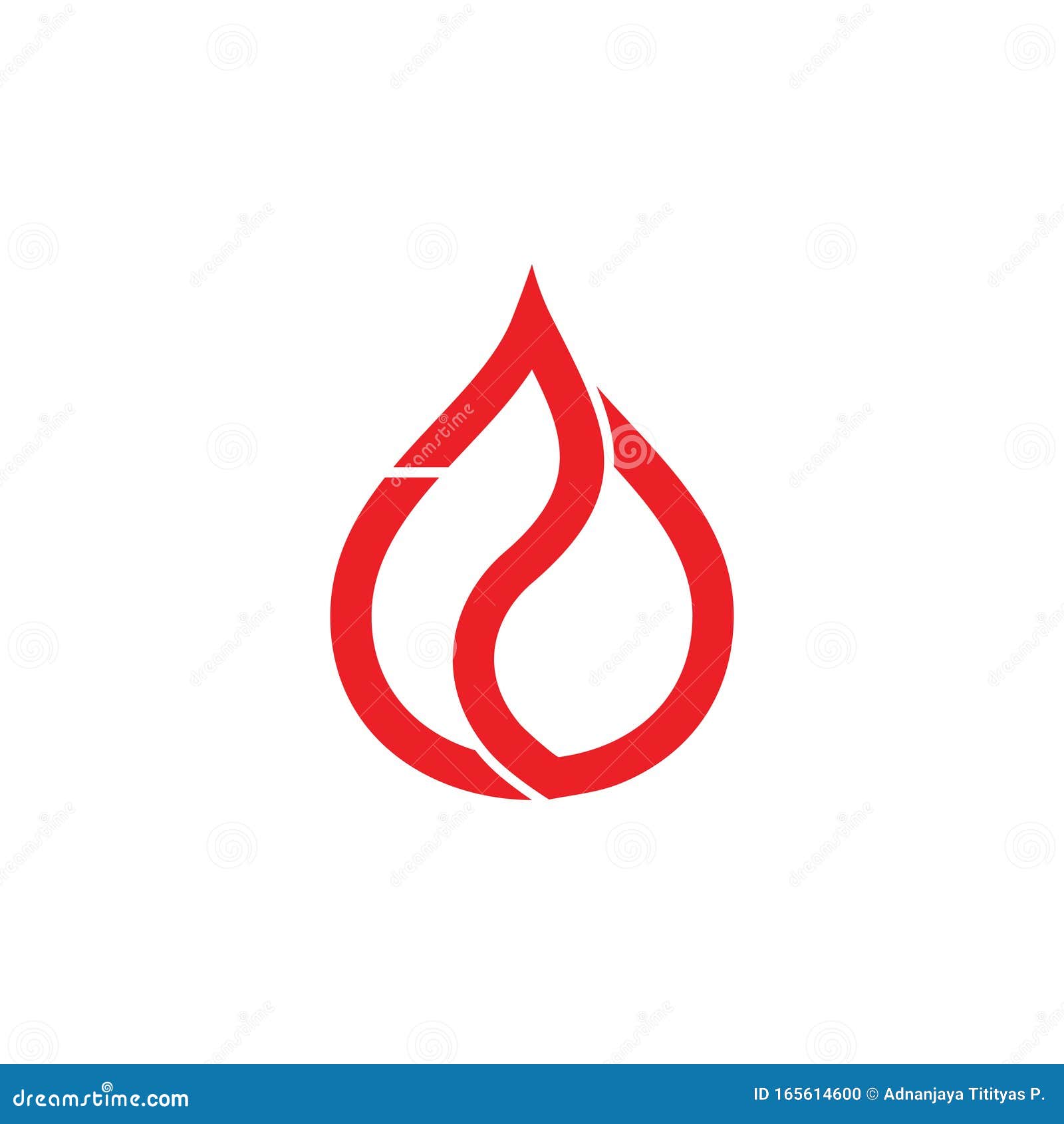 Simple Geometric Flame Logo Vector Stock Vector - Illustration of ...