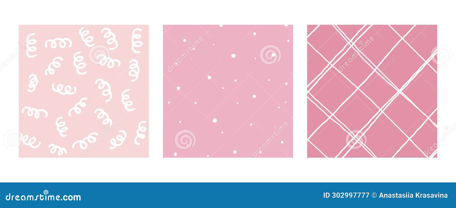 Simple Geometric Hand Drawn Irregular Patterns. Colored Doodle ...