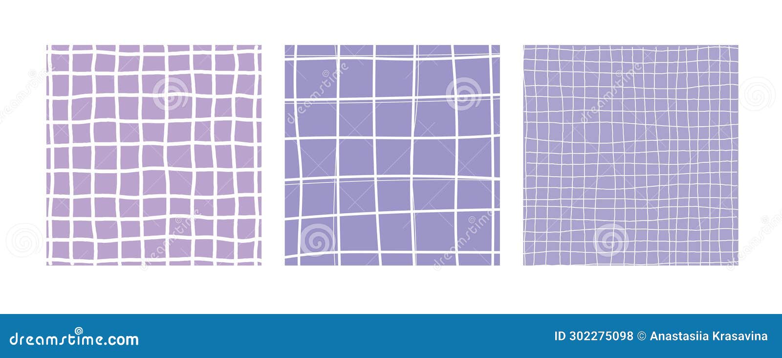 Simple Geometric Hand Drawn Irregular Patterns. Colored Doodle ...