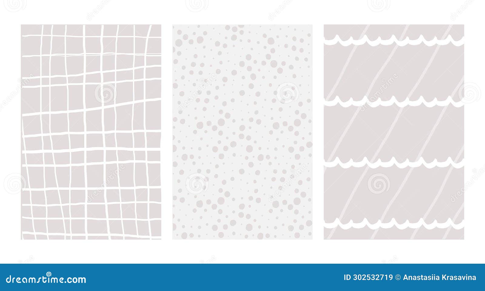 Simple Geometric Hand Drawn Irregular Patterns. Doodle Checkered Simple ...