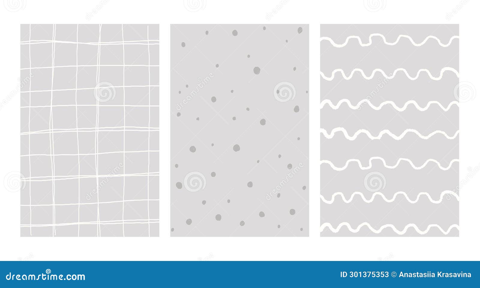 Simple Geometric Hand Drawn Irregular Patterns. Doodle Checkered Simple ...