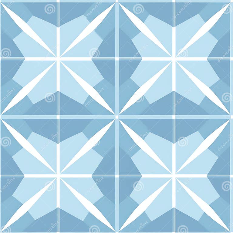 Simple Geometric Light Blue Color Tile Pattern for Decoration Stock ...