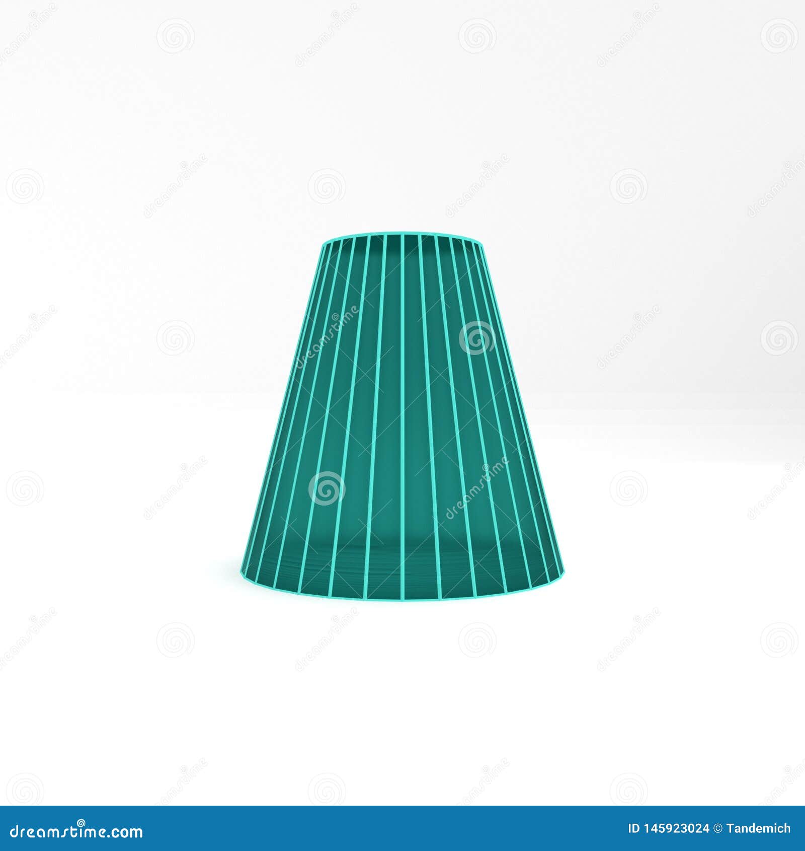 Simple Geometric Objects, 3d Render, 3d Illustration Stock Illustration ...