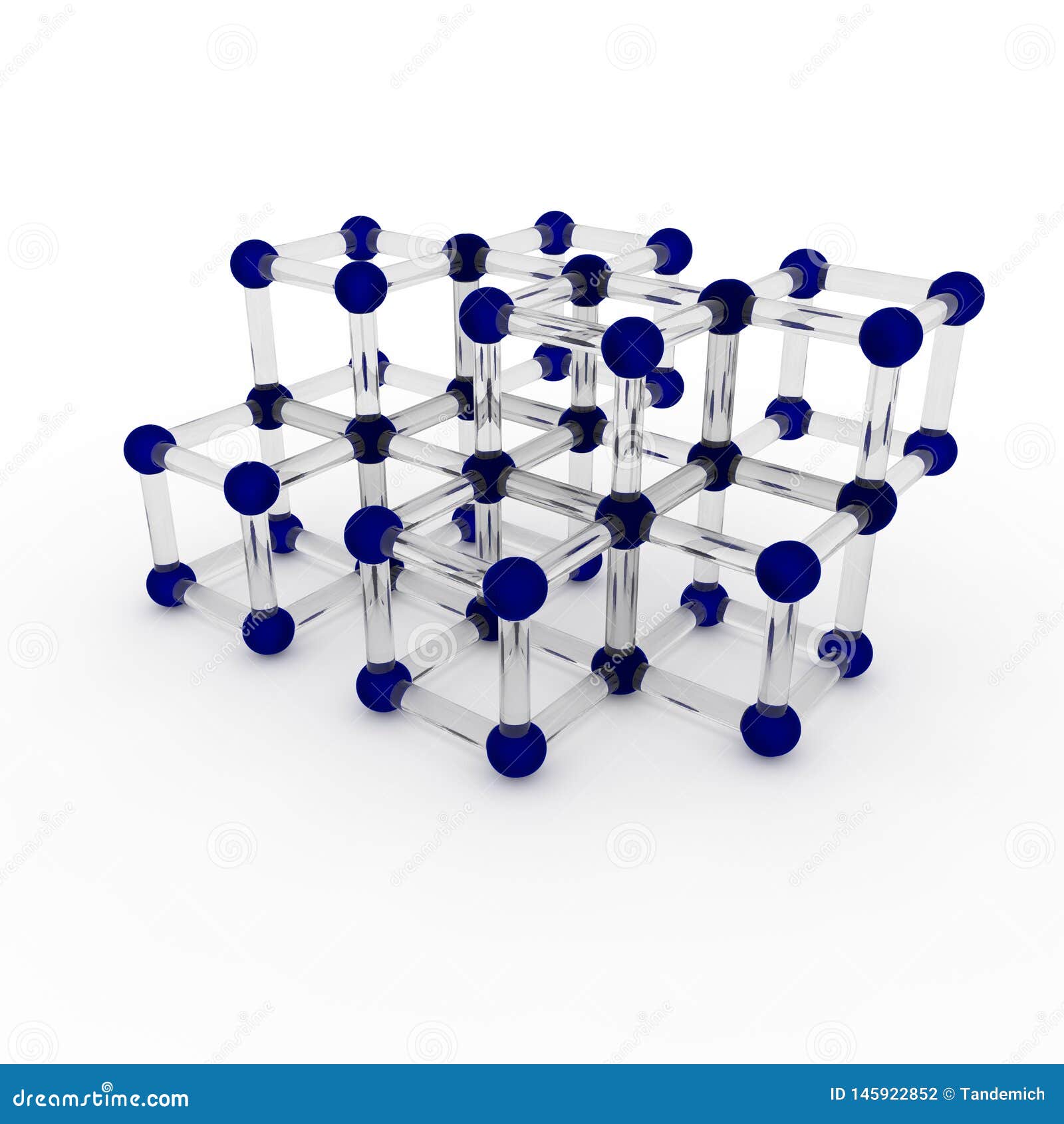 Simple Geometric Objects, 3d Render, 3d Illustration Stock Illustration ...