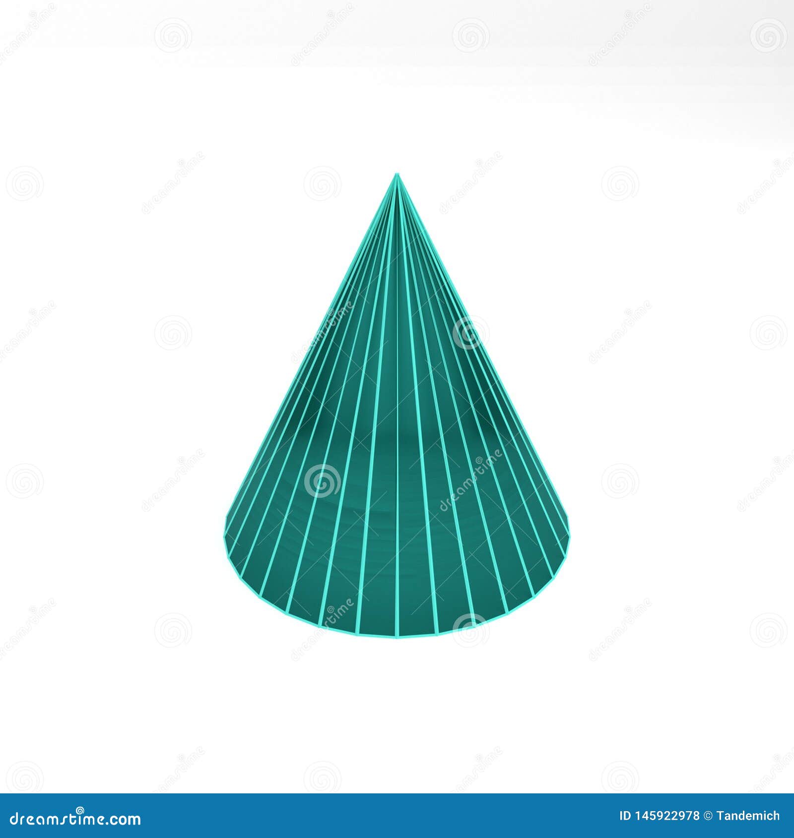 Simple Geometric Objects, 3d Render, 3d Illustration Stock Illustration ...