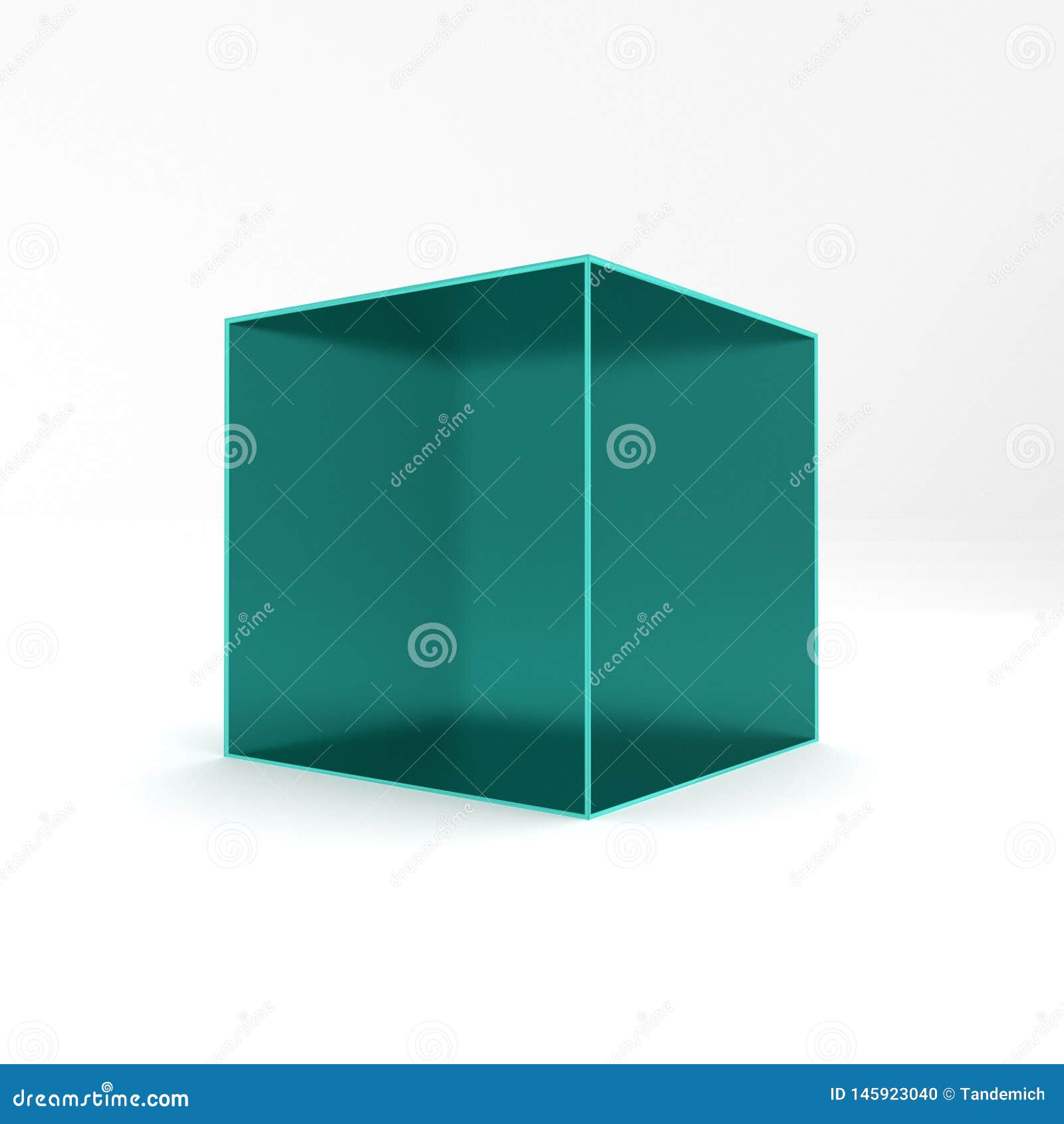 Simple Geometric Objects, 3d Render, 3d Illustration Stock Illustration ...