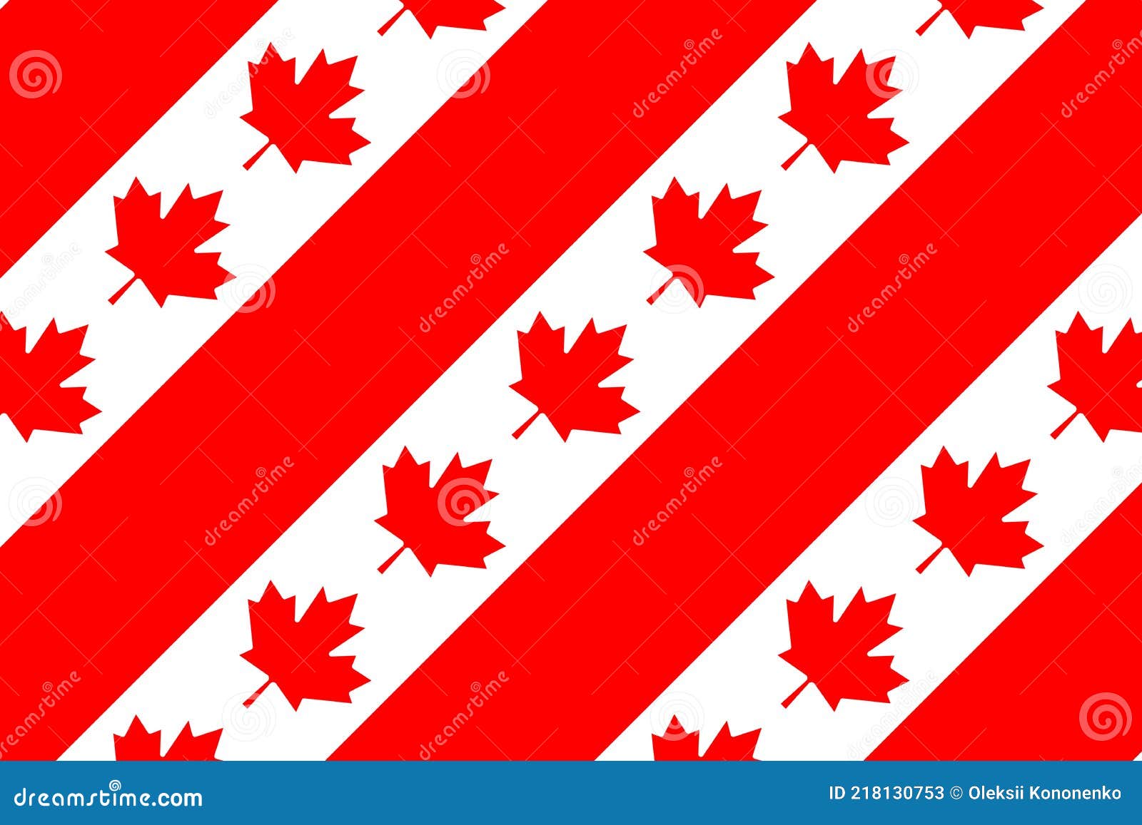Simple Geometric Pattern in the Colors of the National Flag of Canada ...