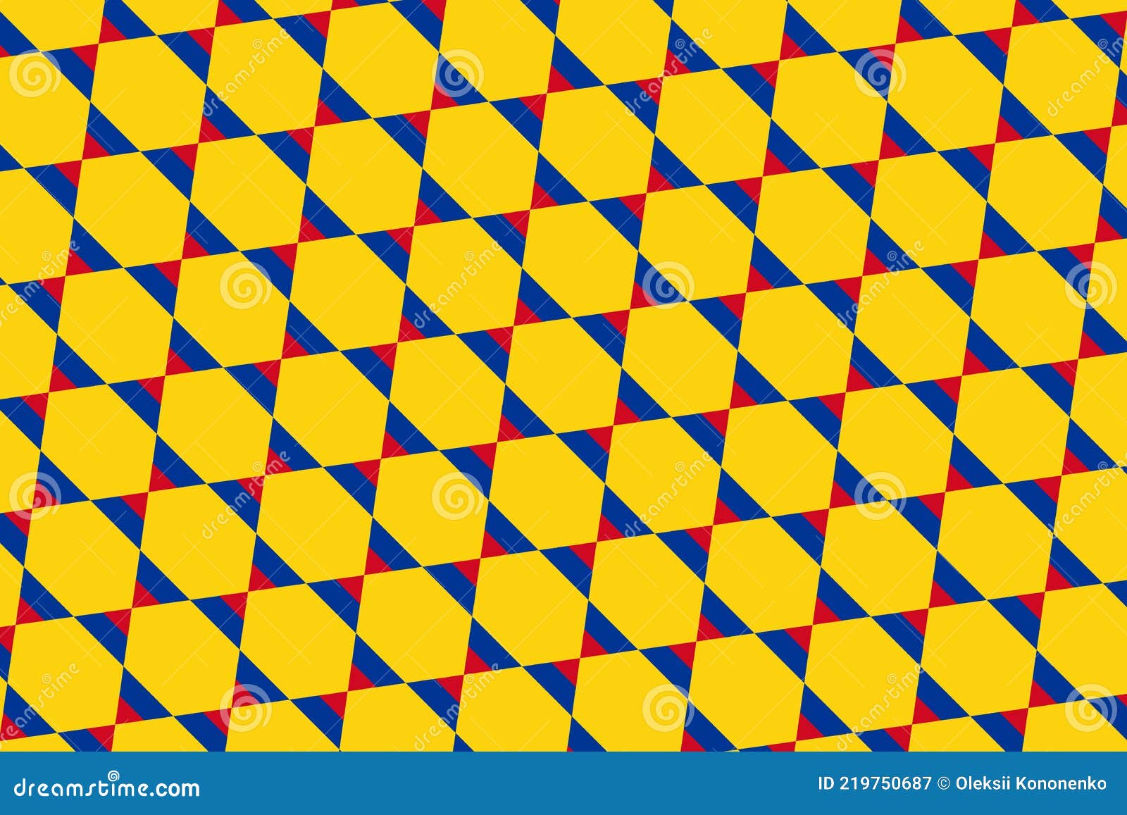 Simple Geometric Pattern in the Colors of the National Flag of Colombia ...
