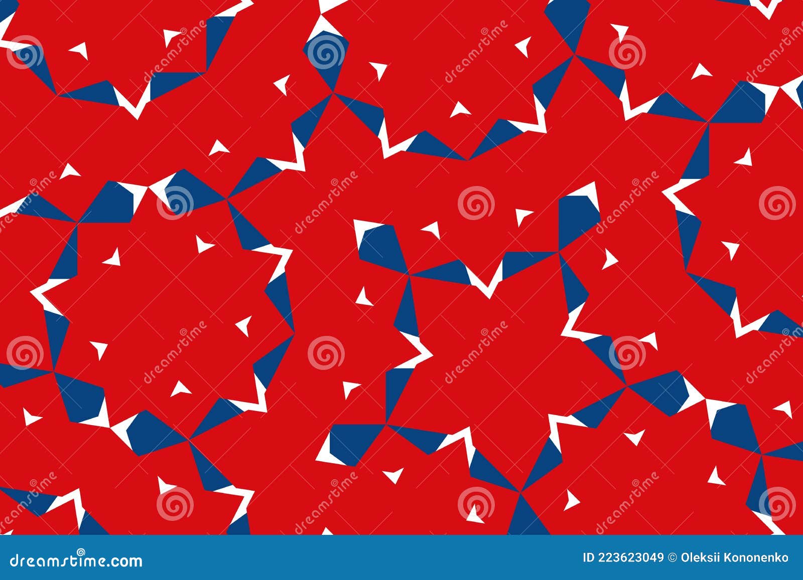 Simple Geometric Pattern in the Colors of the National Flag of Czech ...