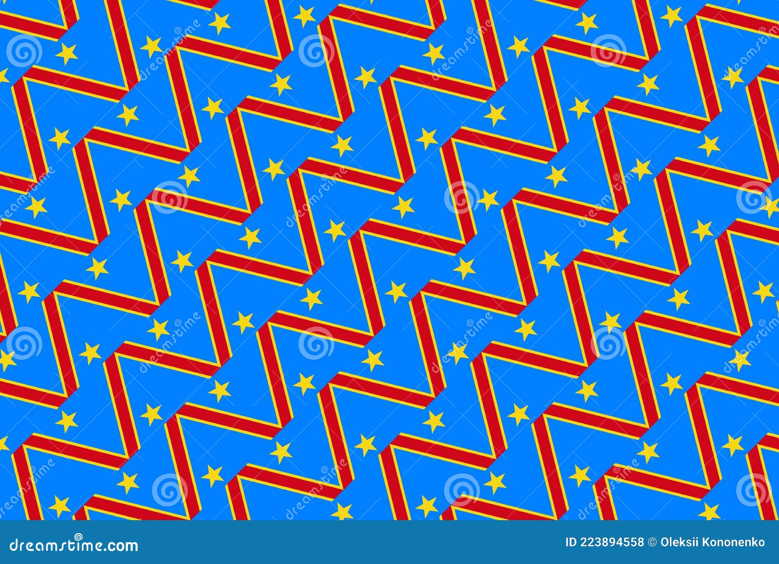 Simple Geometric Pattern in the Colors of the National Flag of ...