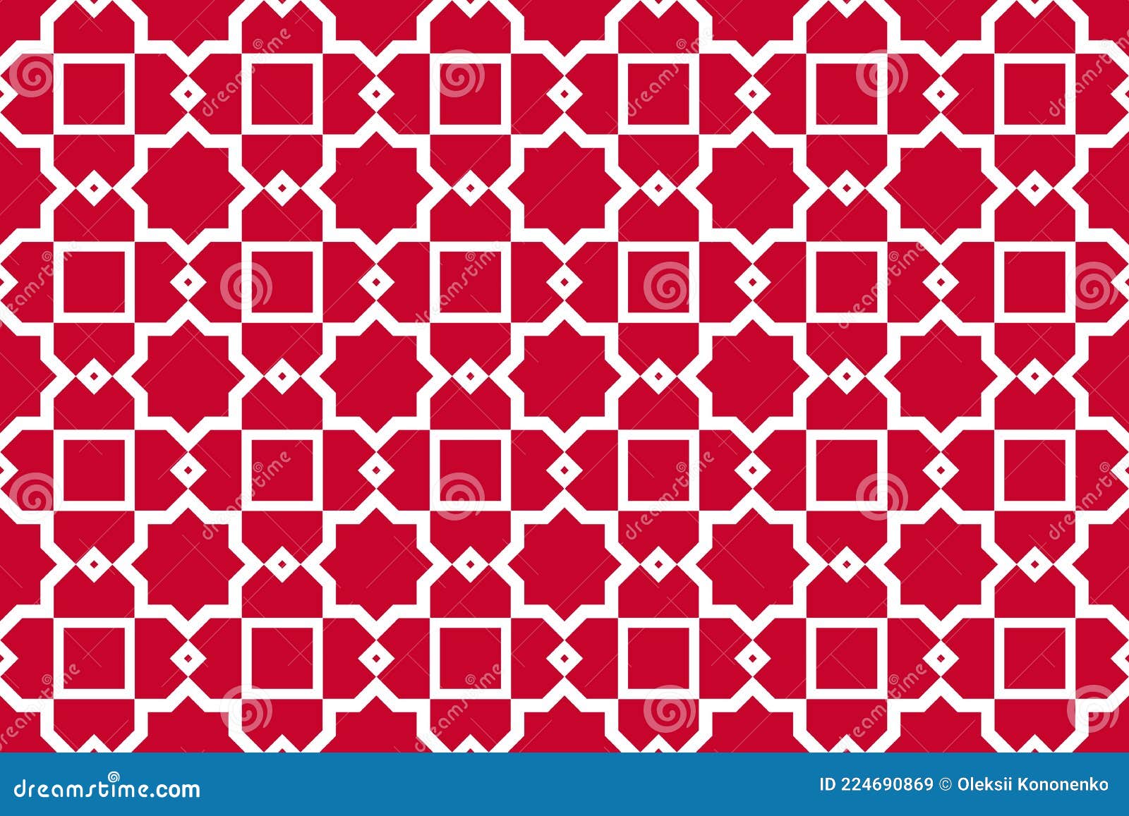 Simple Geometric Pattern in the Colors of the National Flag of Denmark ...