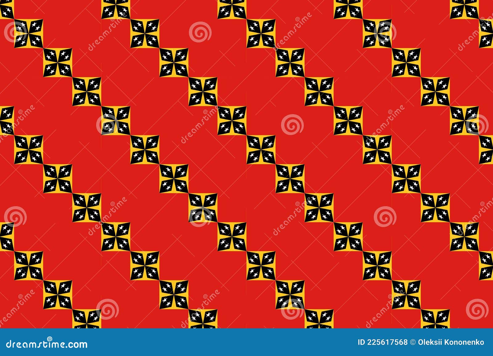 Simple Geometric Pattern in the Colors of the National Flag of East ...