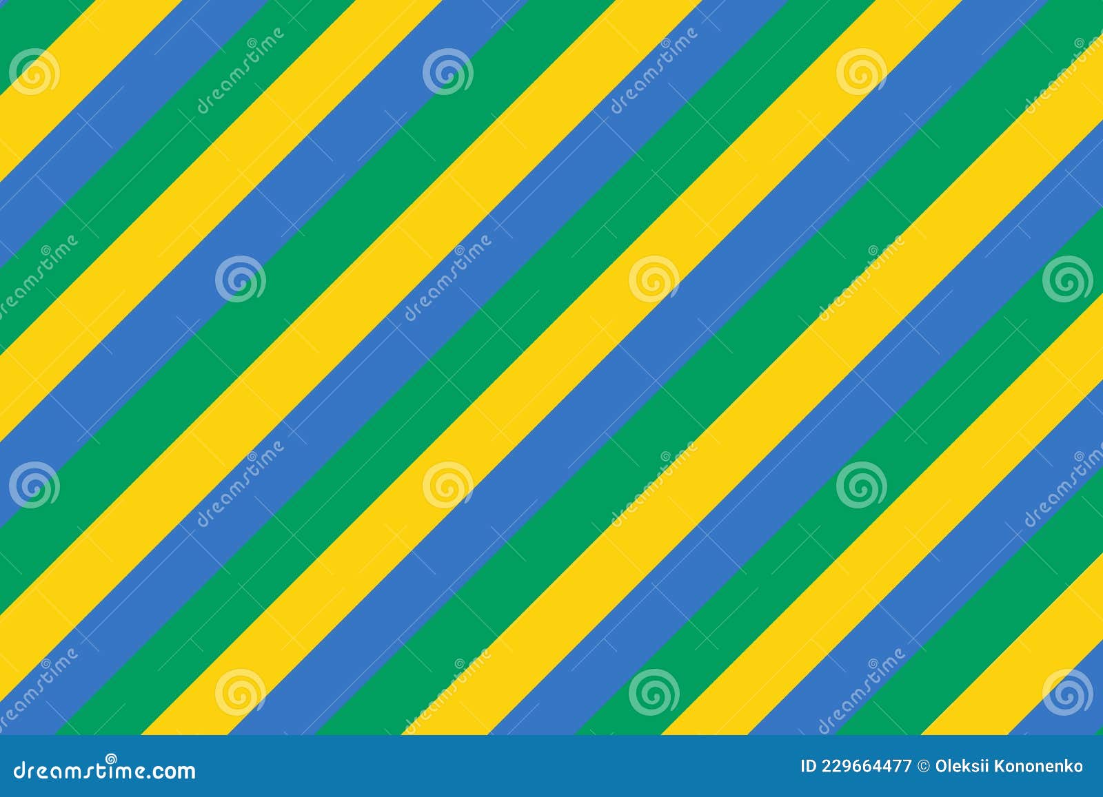 Simple Geometric Pattern in the Colors of the National Flag of Gabon ...