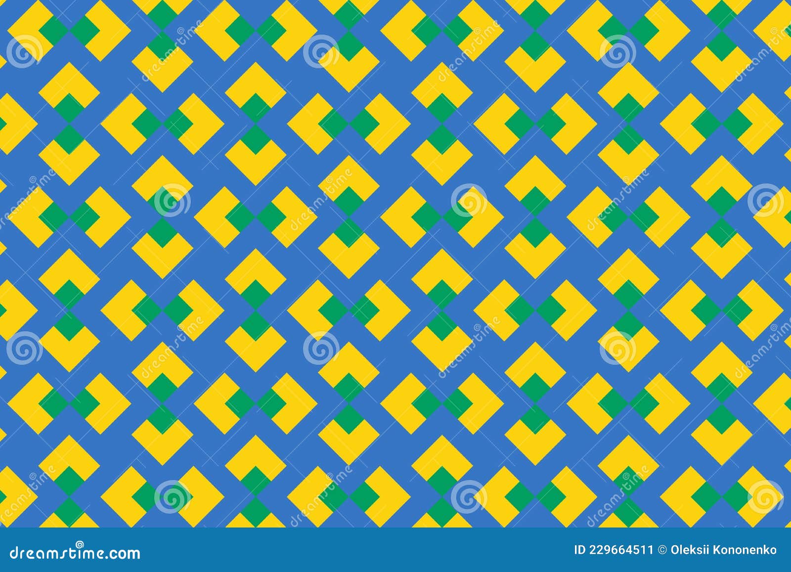 Simple Geometric Pattern in the Colors of the National Flag of Gabon ...