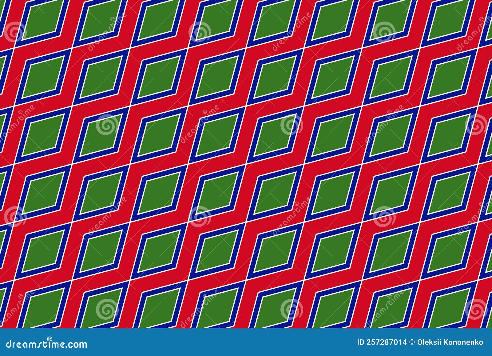 Simple Geometric Pattern in the Colors of the National Flag of Gambia ...
