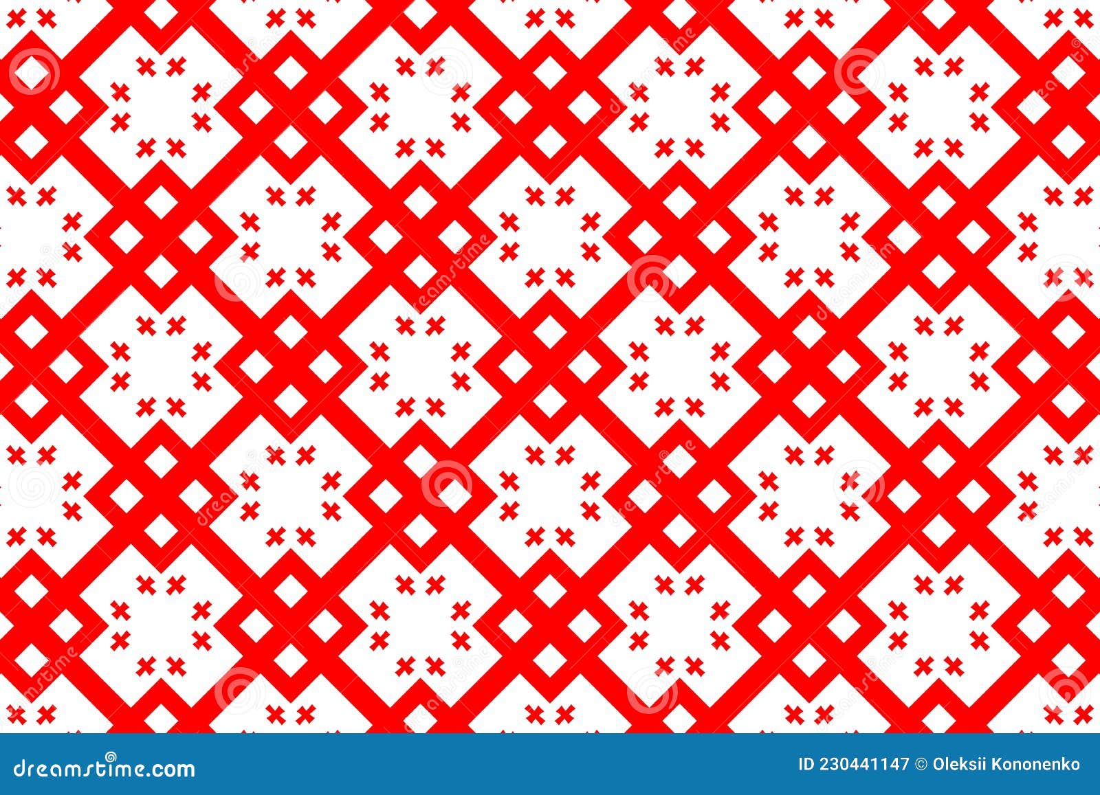 Simple Geometric Pattern in the Colors of the National Flag of Georgia ...