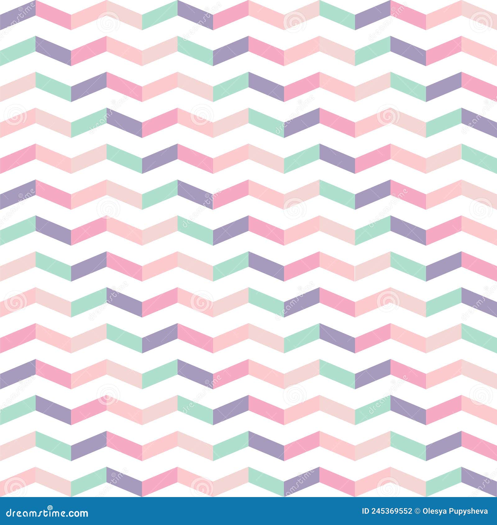 Simple Geometric Pattern in Pastel Colors Stock Vector - Illustration ...