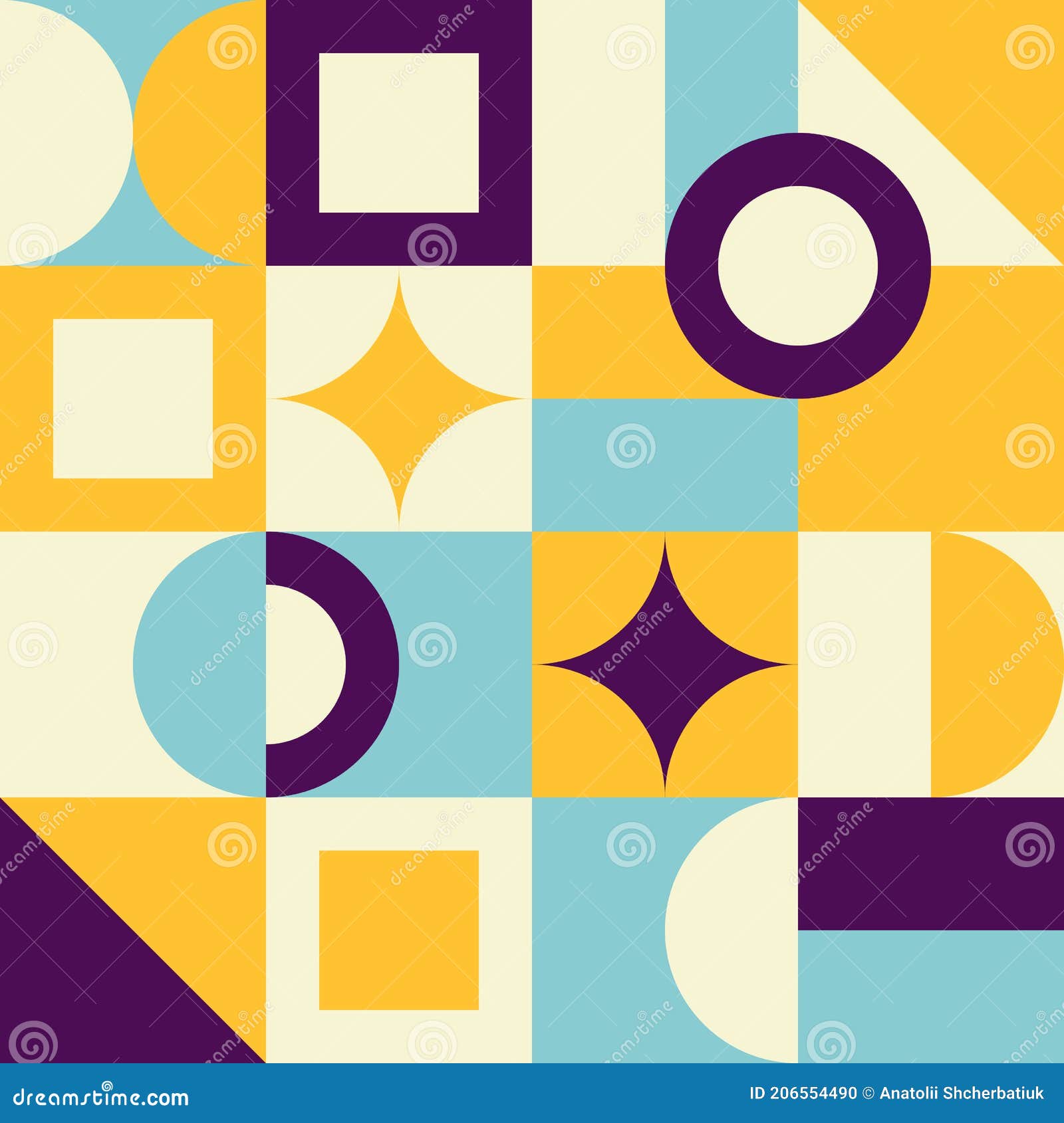 Simple geometric pattern stock illustration. Illustration of artistic ...