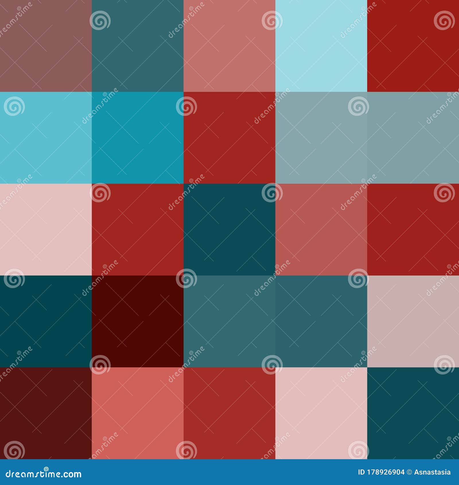 Simple Geometric Repeating Pattern with Colorful Squares. Seamless ...
