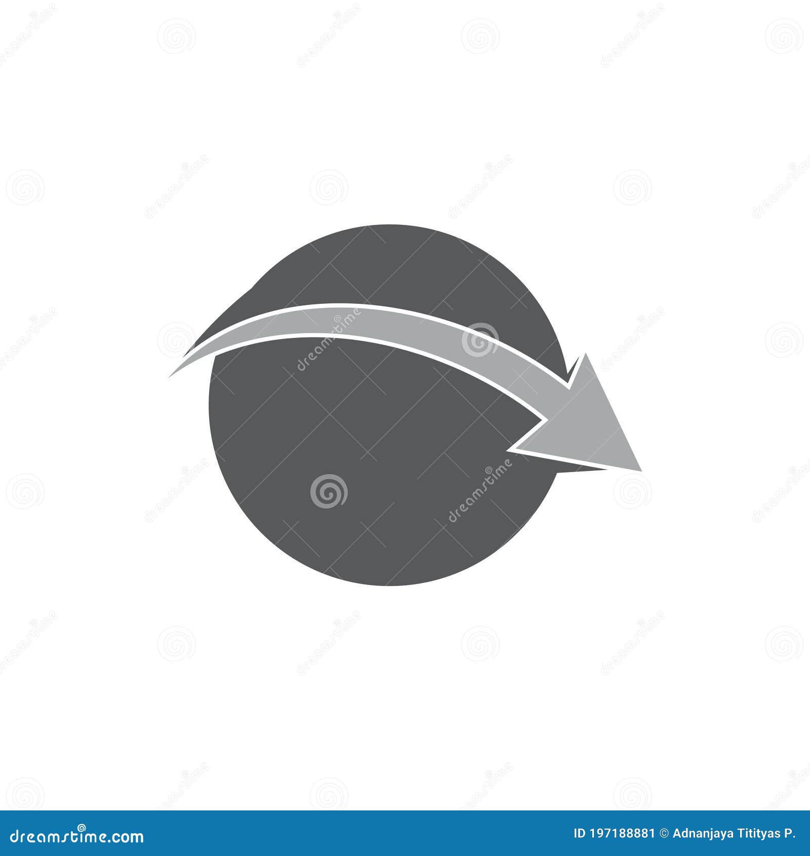 Simple Geometric Round Planet Global Symbol Vector Stock Vector ...