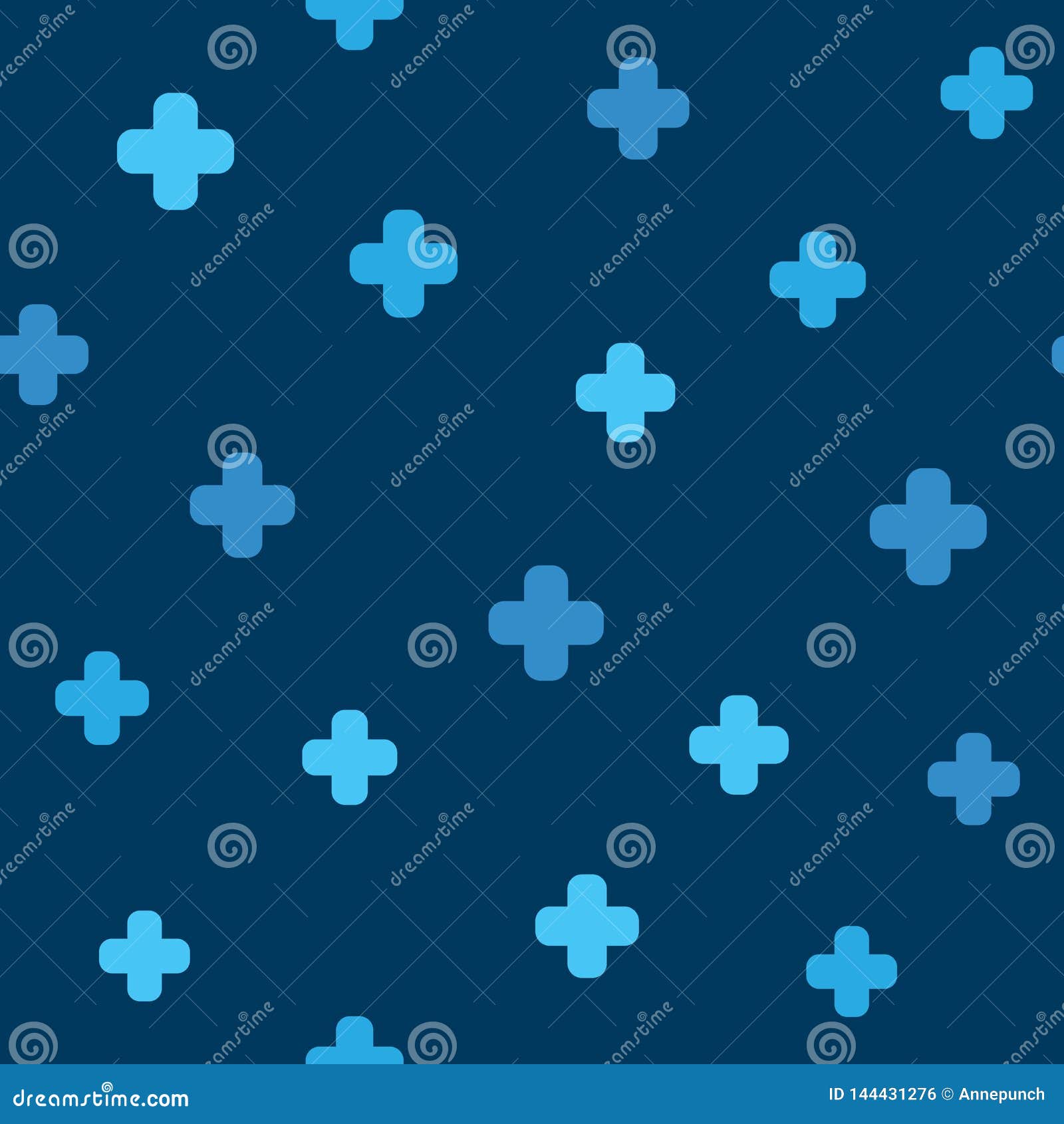 Simple Geometric Seamless Pattern. Print with Repeating Crosses Stock ...