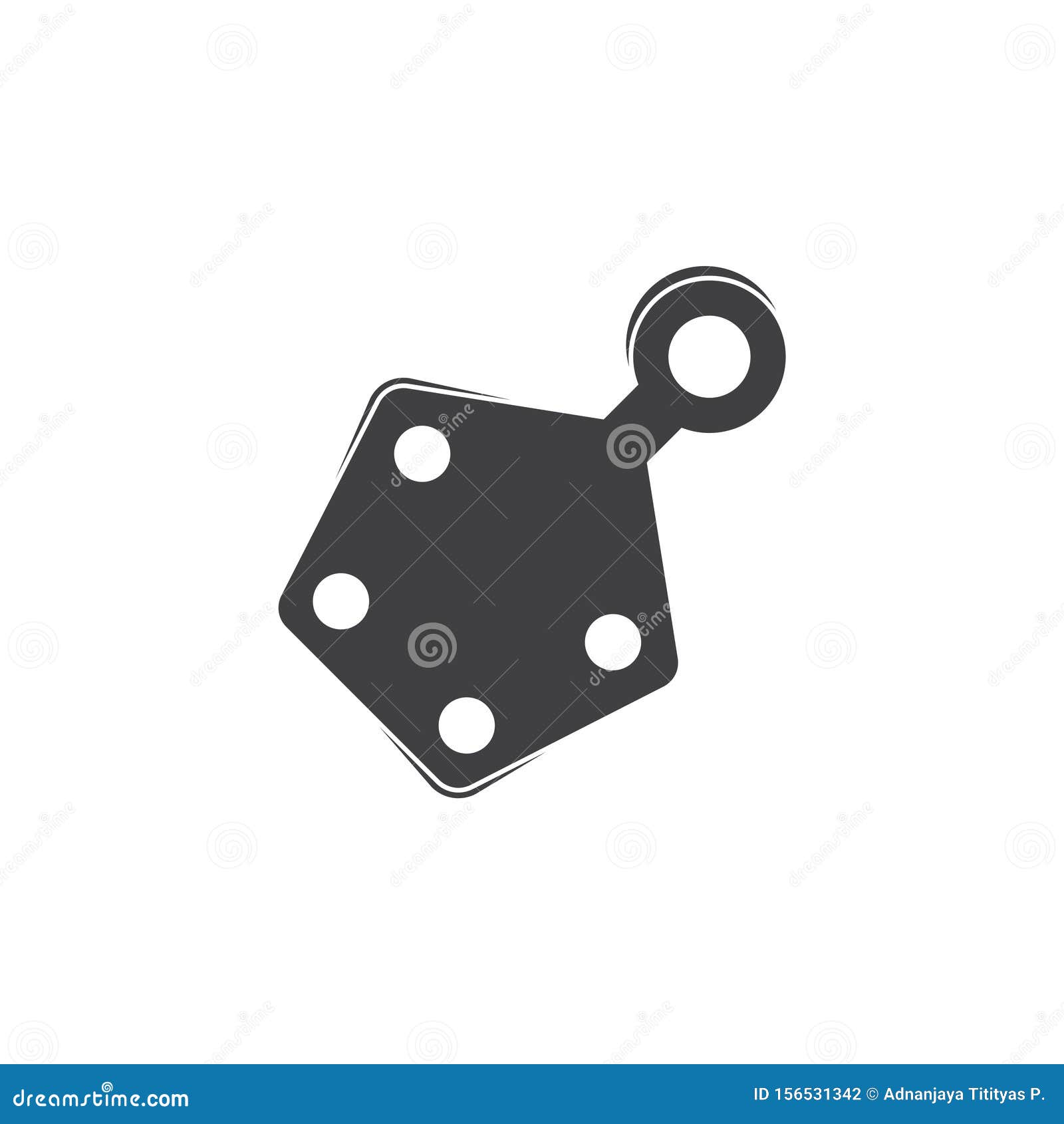 Simple Geometric Tag Label Symbol Vector Stock Vector - Illustration of ...