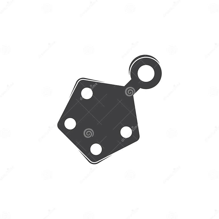 Simple Geometric Tag Label Symbol Vector Stock Vector - Illustration of ...