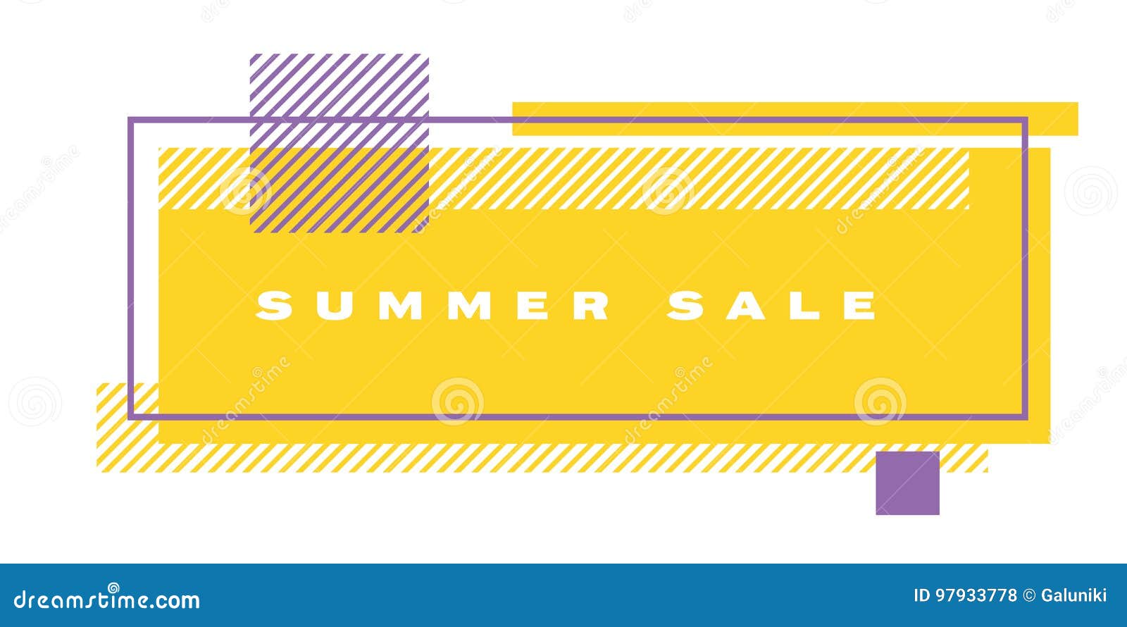 Simple Geometry Header with Stripe Stock Vector - Illustration of ...