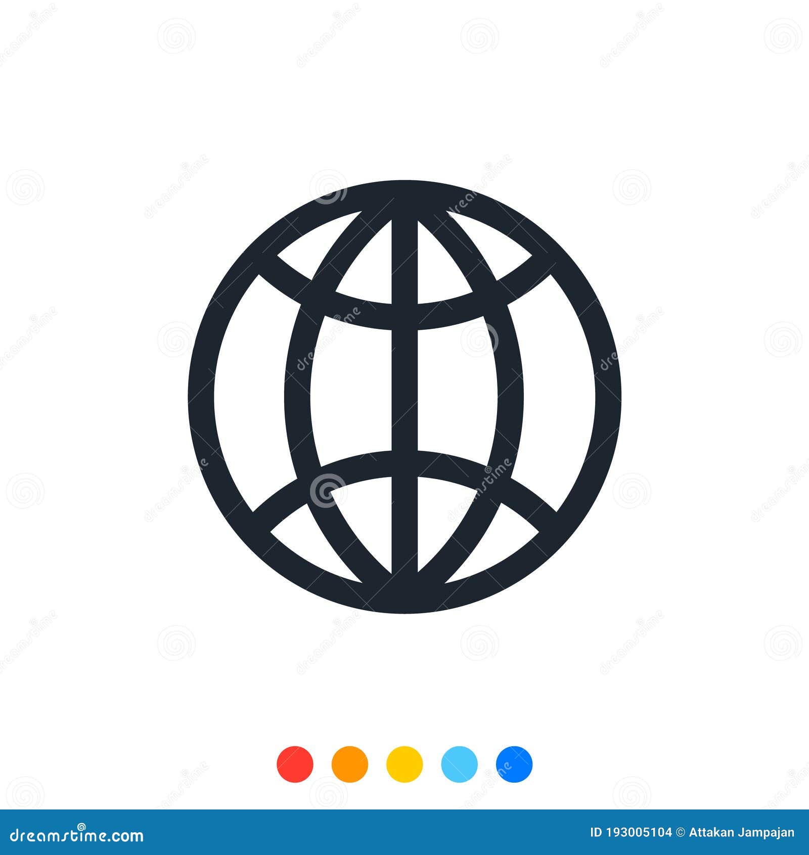 Simple Globe Icon,Internet Web Browser Icon Stock Vector - Illustration ... Simple Globe Icon,Internet Web Browser Icon Stock Vector - Illustration ...