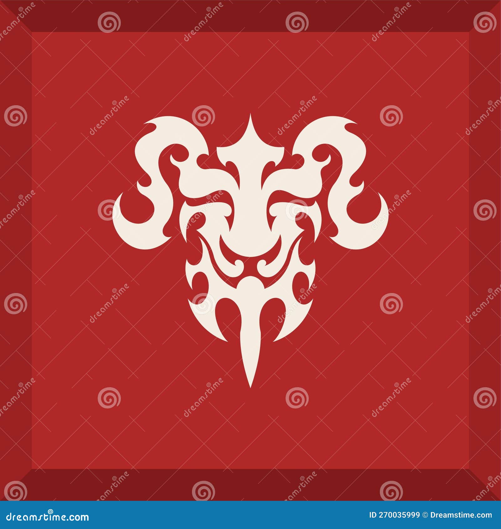 Simple goat logo stock vector. Illustration of black - 270035999