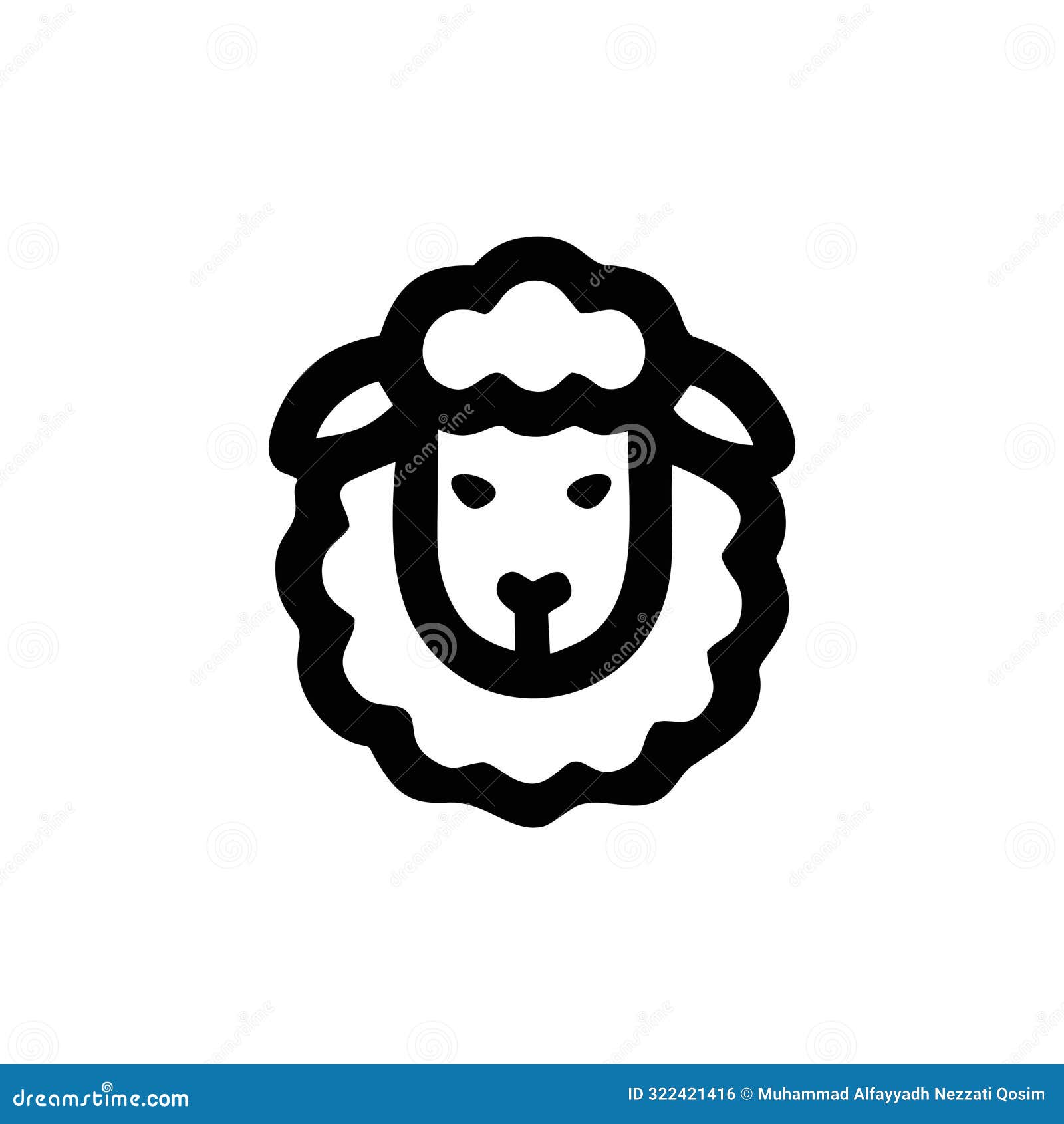 Simple Goat Logo Standing Proud In Stone,silhouette Goat,vector ...