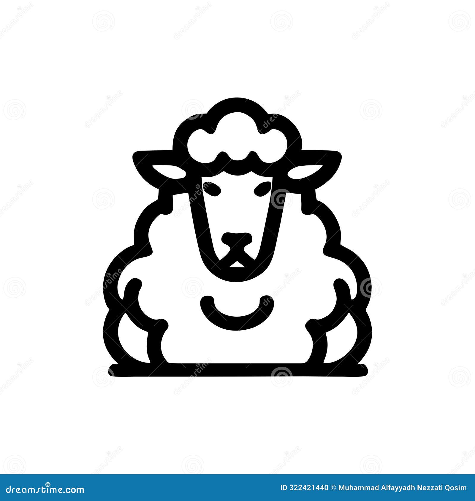 Simple Goat Logo Standing Proud In Stone,silhouette Goat,vector ...