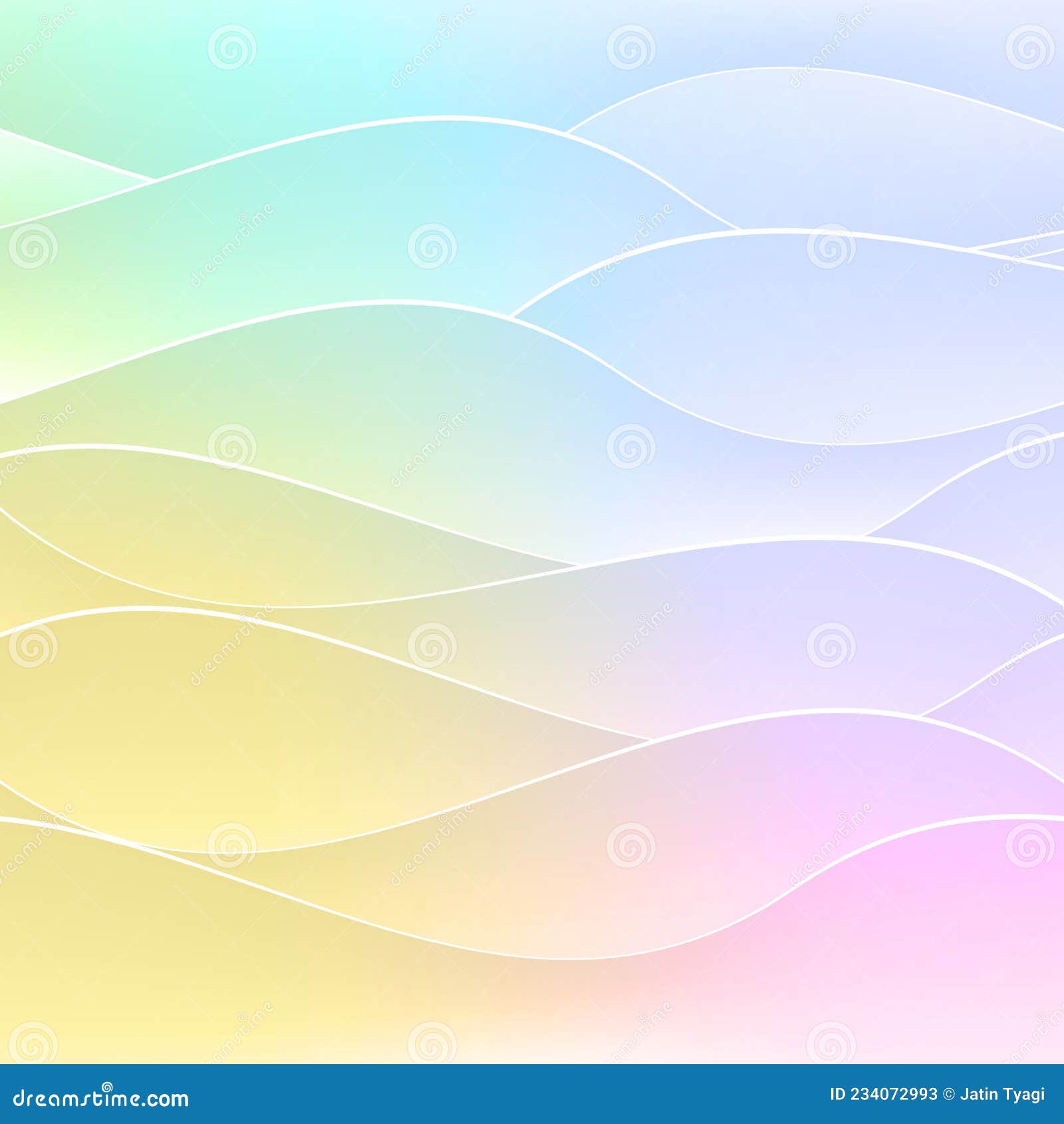 Wave with Some Swirl Effect and White and Gradient Stock Illustration ...