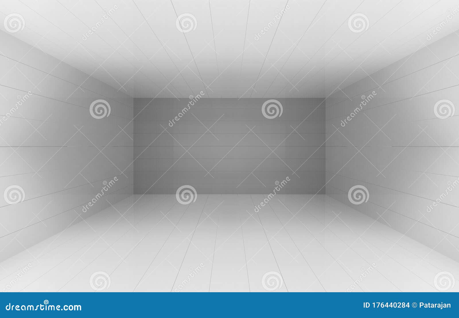 3d Rendering. Simple Gray Cube Box Corner Room Square Wall Background ...