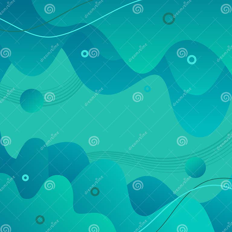 Green Blue Simple Gradient Background Stock Vector - Illustration of ...