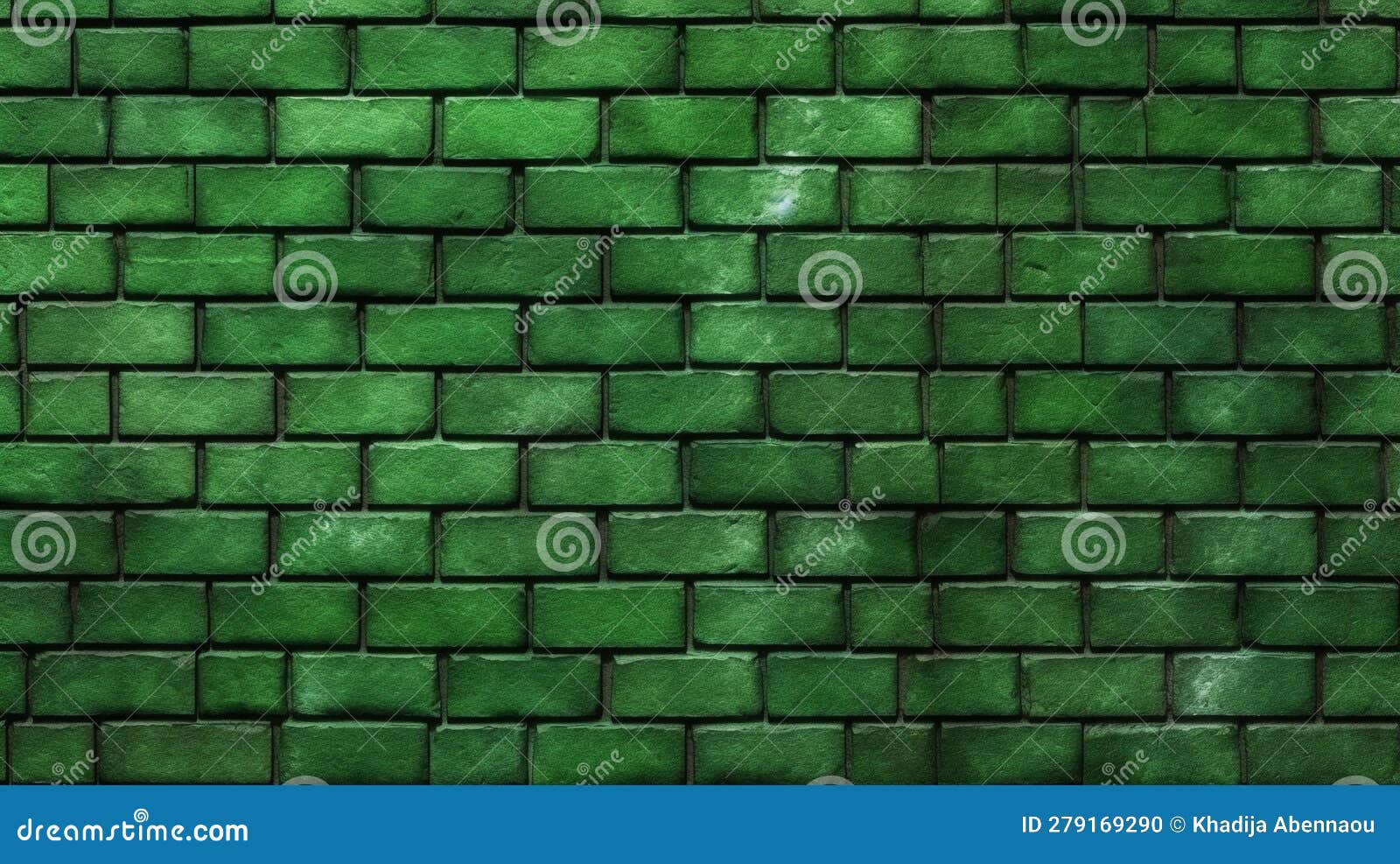 Background with a Minimalist Green Brick Texture Stock Illustration ...