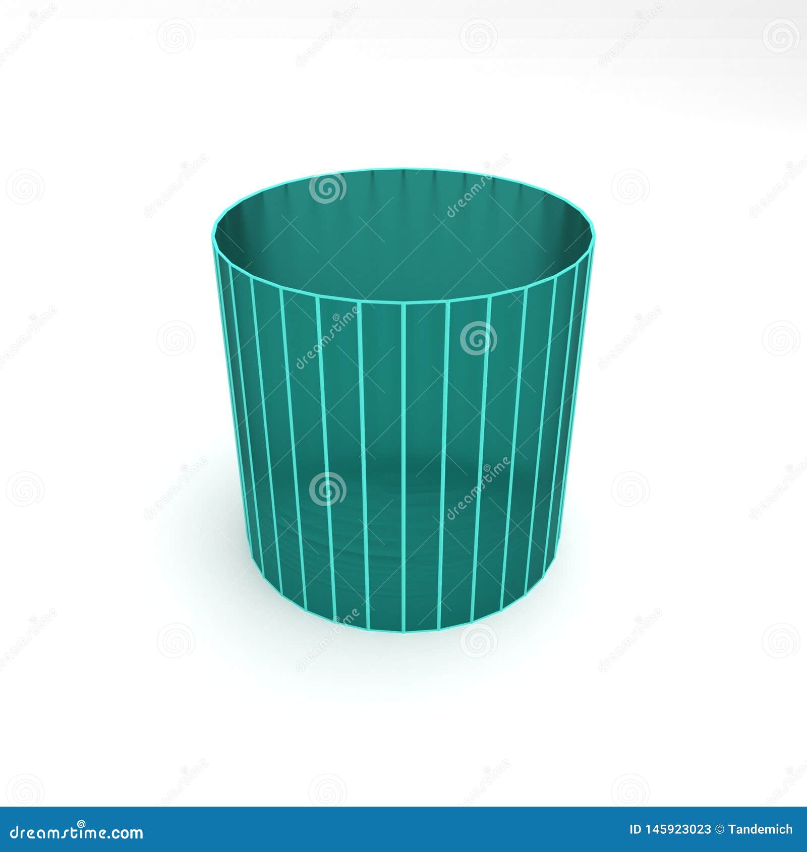 Simple Geometric Objects, 3d Render, 3d Illustration Stock Illustration ...