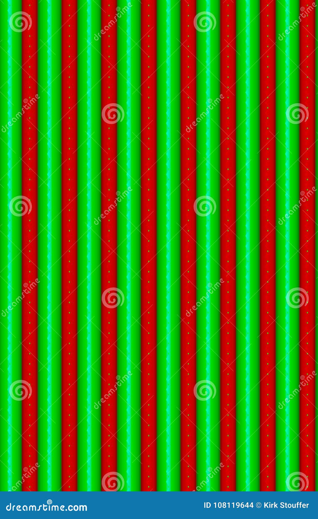 A Simple Green and Red Vertically Striped Pattern. Stock Illustration ...