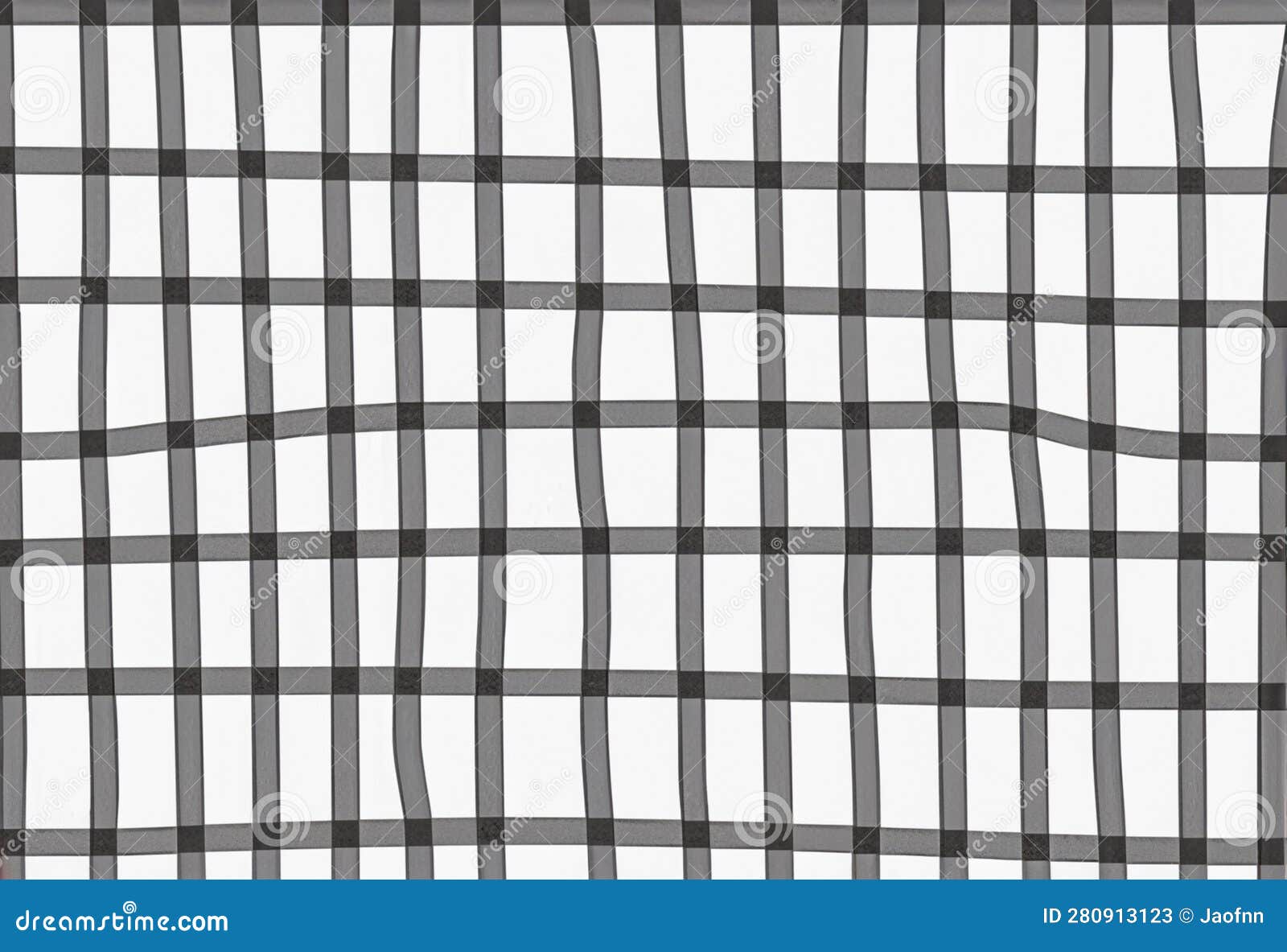 Simple Grid with Stripes. Square Doodle on White Background Stock ...