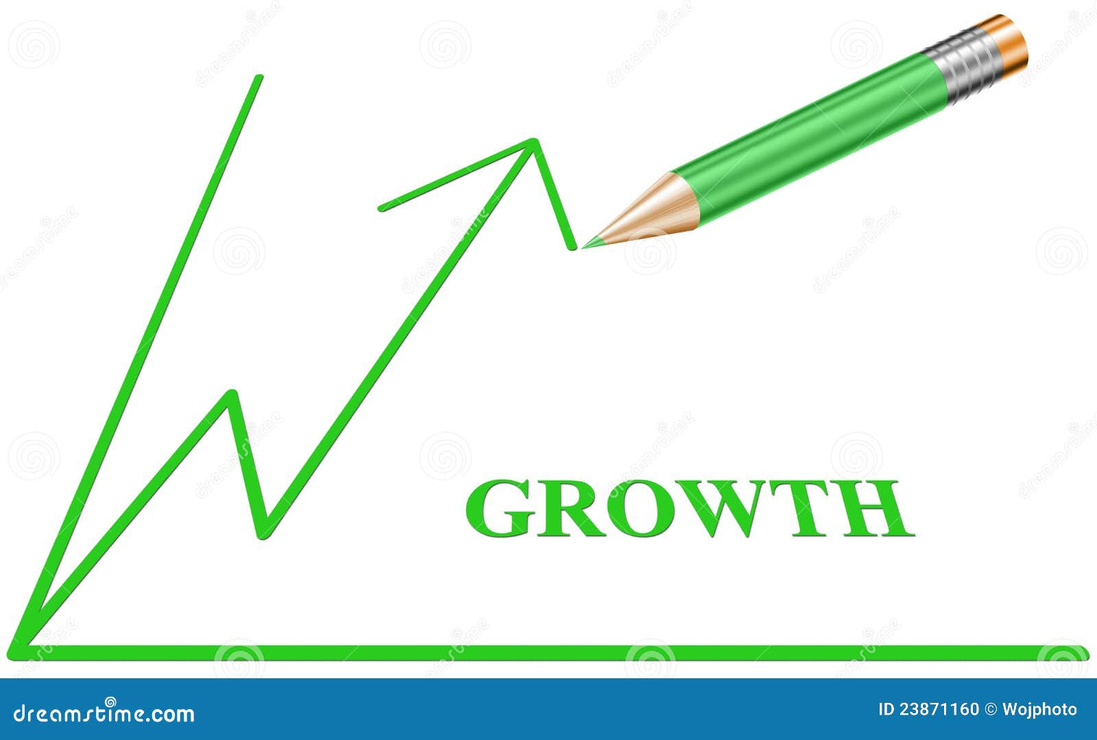 Simple Growth Graph Sketch Royalty-Free Stock Image | CartoonDealer.com ...