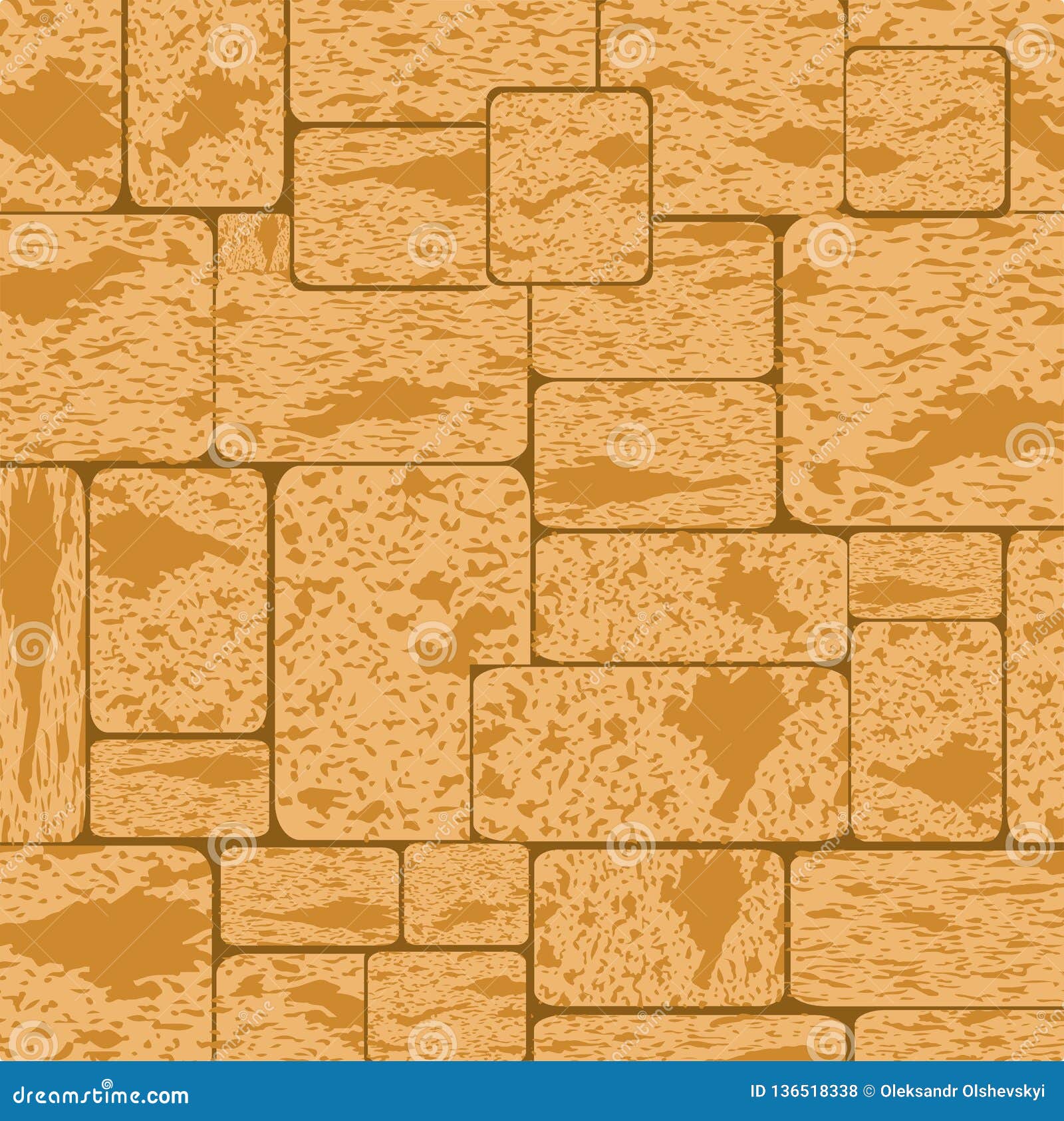 Simple Grungy Shell Rock Brick Wall Pattern Surface Texture Background ...