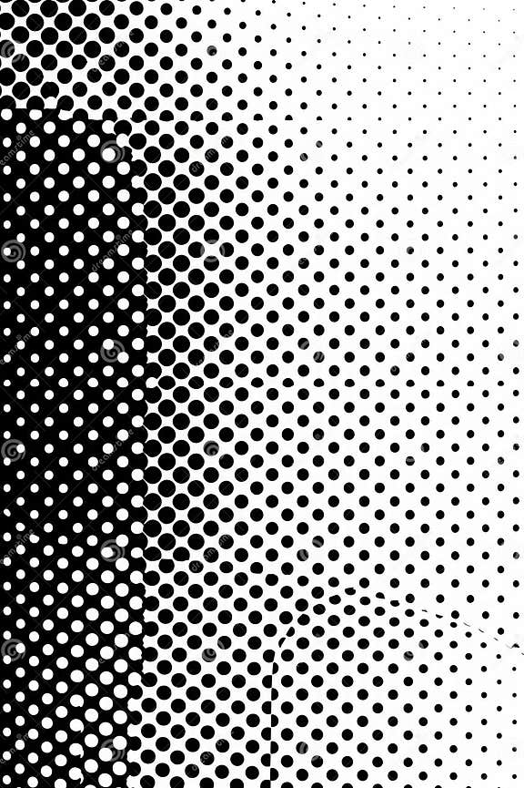 A Simple Halftone Background in Black and White. Perfect for Various ...